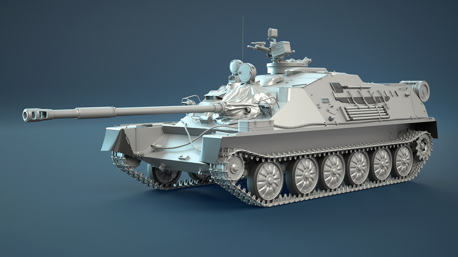 ArtStation - ASU-85 High-Poly
