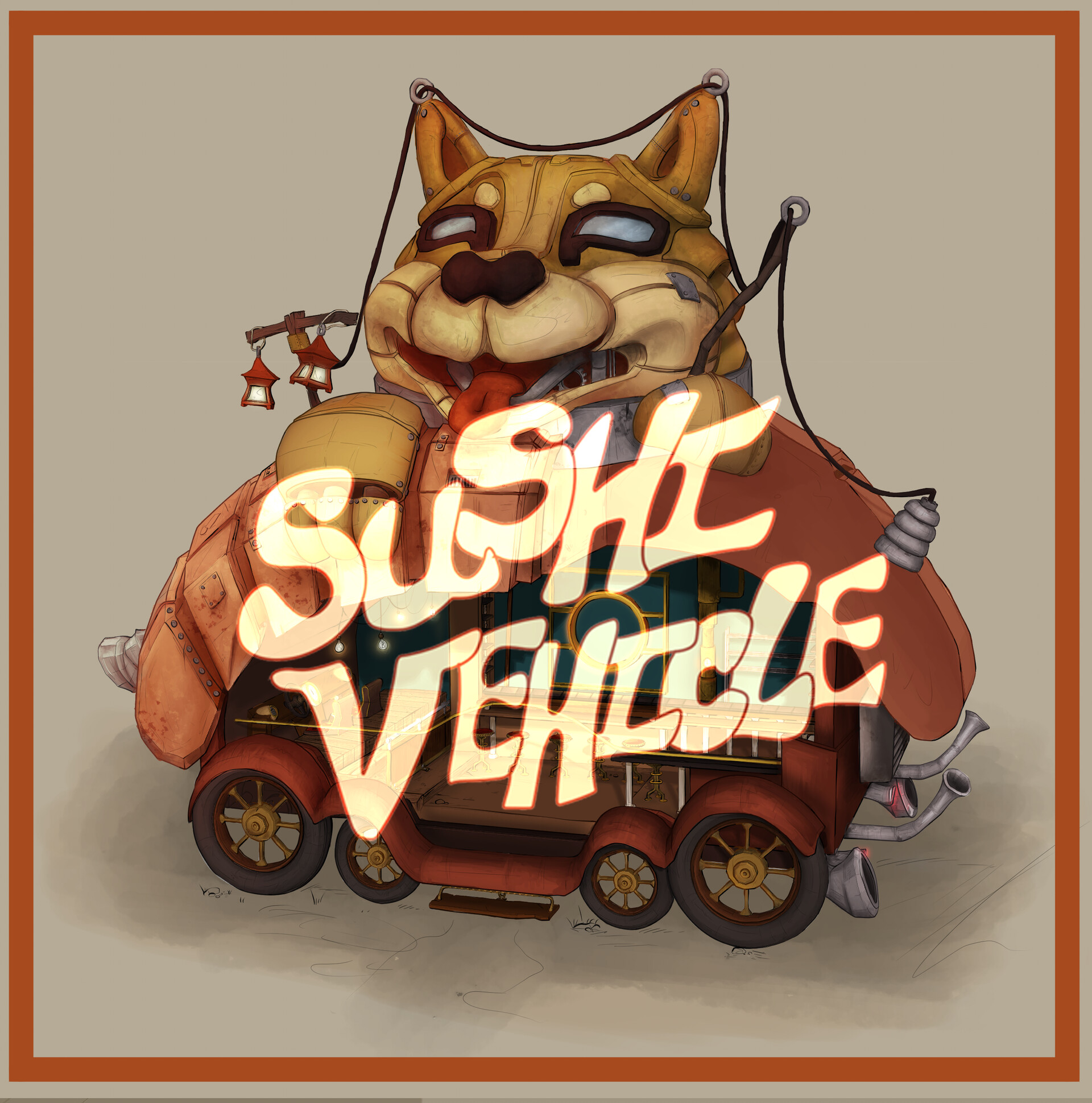 ArtStation - PROJECT: Sushi Resturant