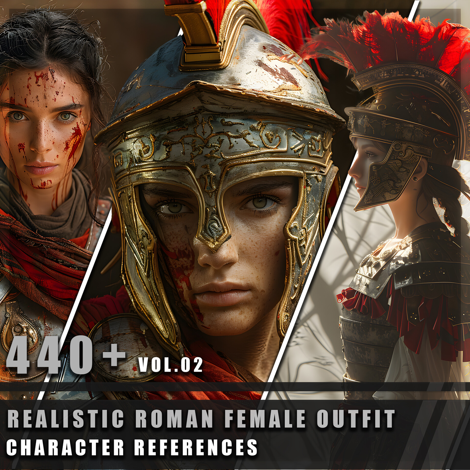 ArtStation - 440+ Realistic Roman Female Outfit - Character References ...