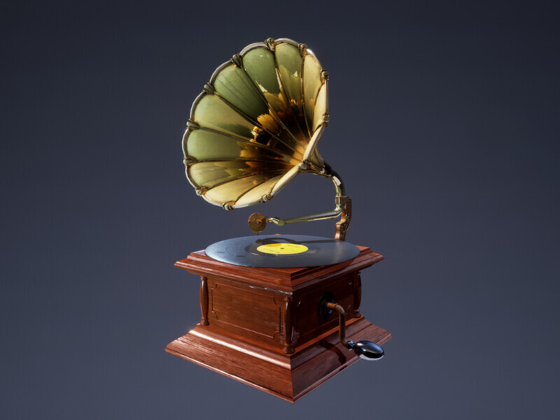 ArtStation - Gramophone Prop