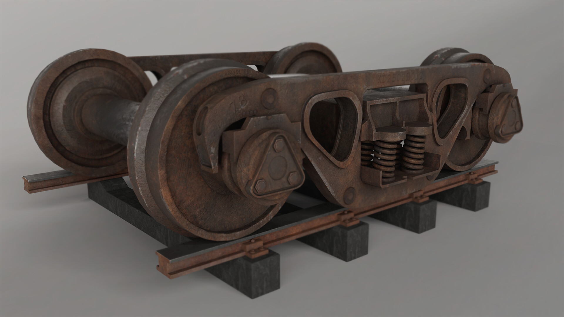 ArtStation - Train Bogie