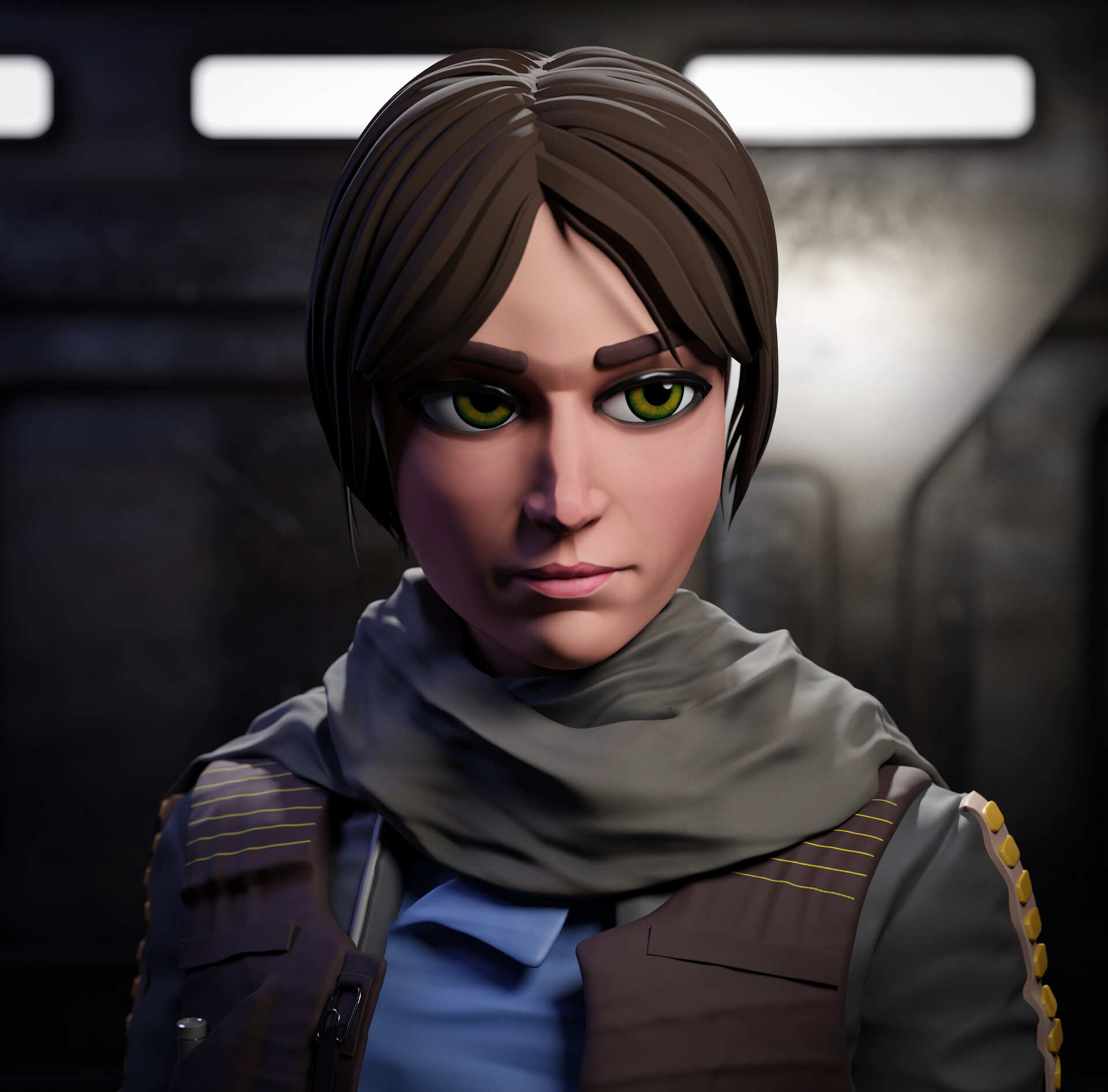 Devin Smith - Jyn Erso Bust - Toon Sculpt