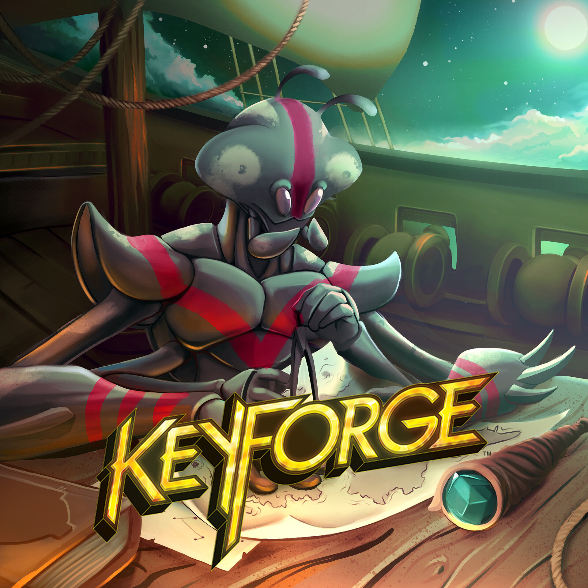 ArtStation - Keyforge - Navigator Ketarr