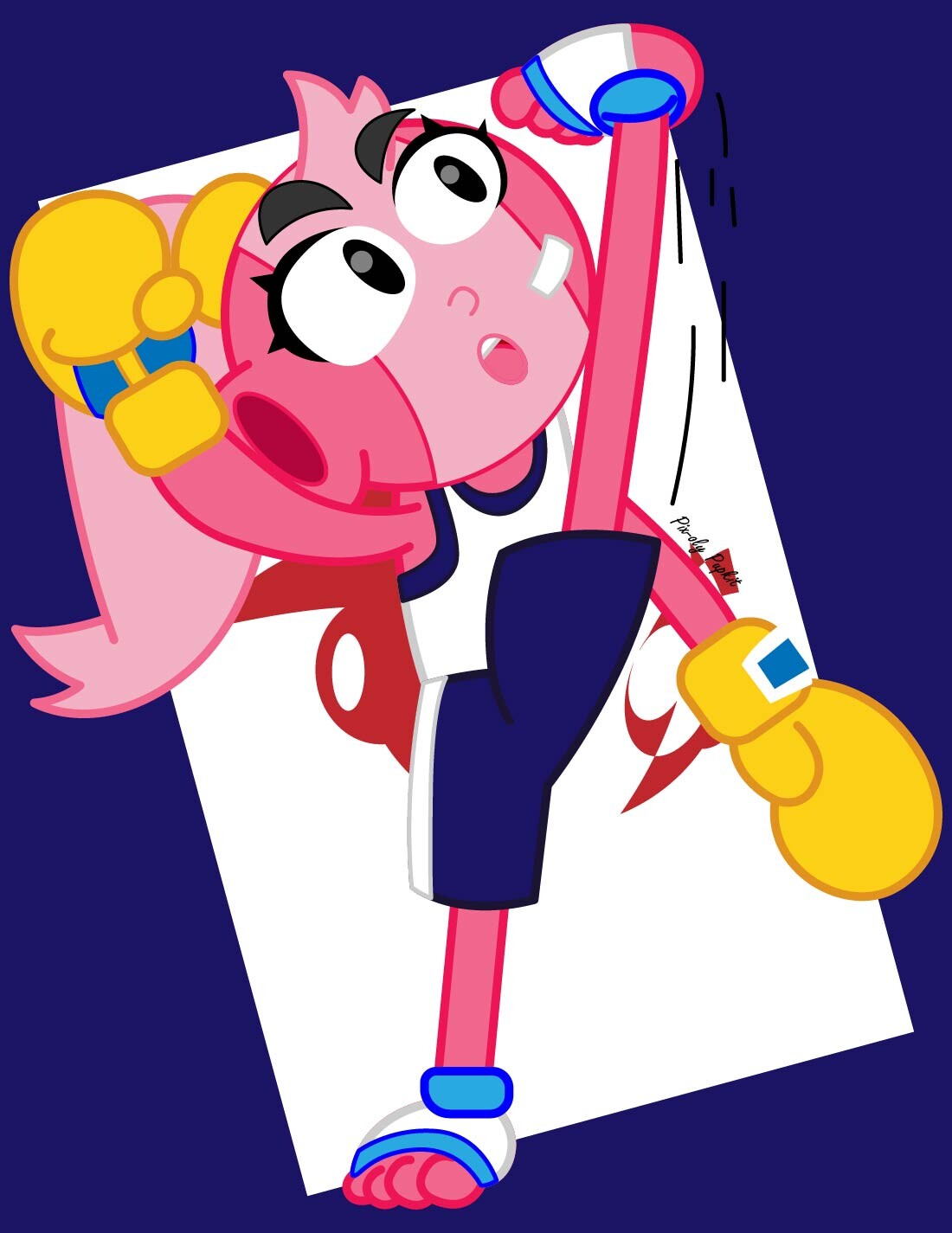 ArtStation - Q.T. (Rollin' Rascal) Karate and Kickboxing Costumes Fan Art