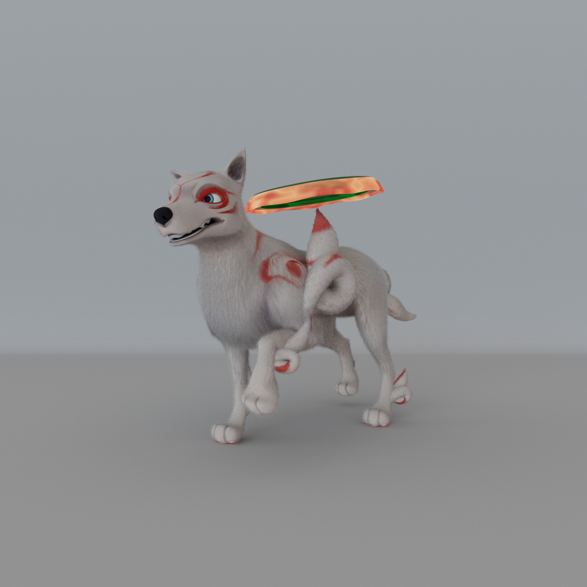 ArtStation - 3D Amaterasu Model / Okami