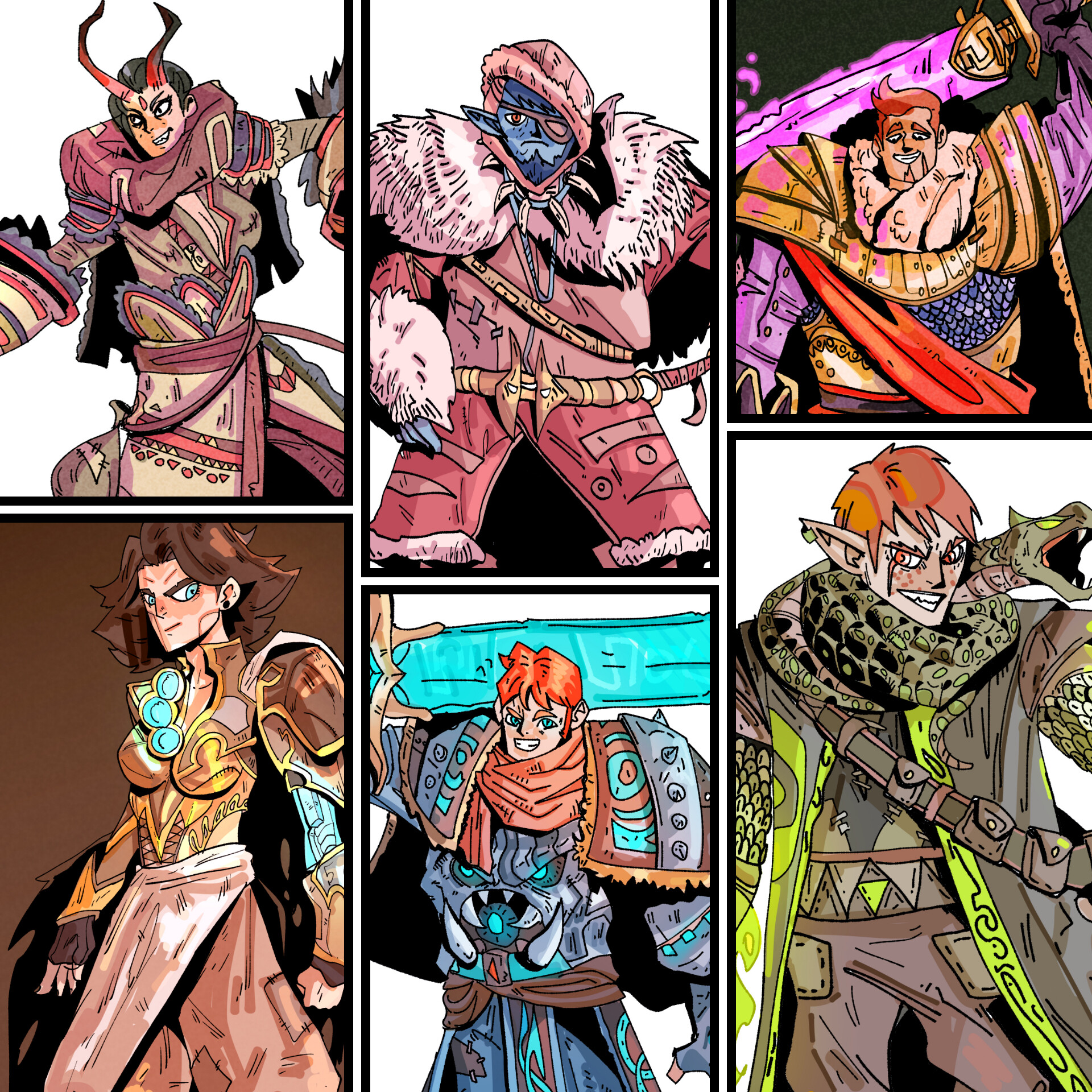 Riccdraws - Characters Cartoon - Commissions