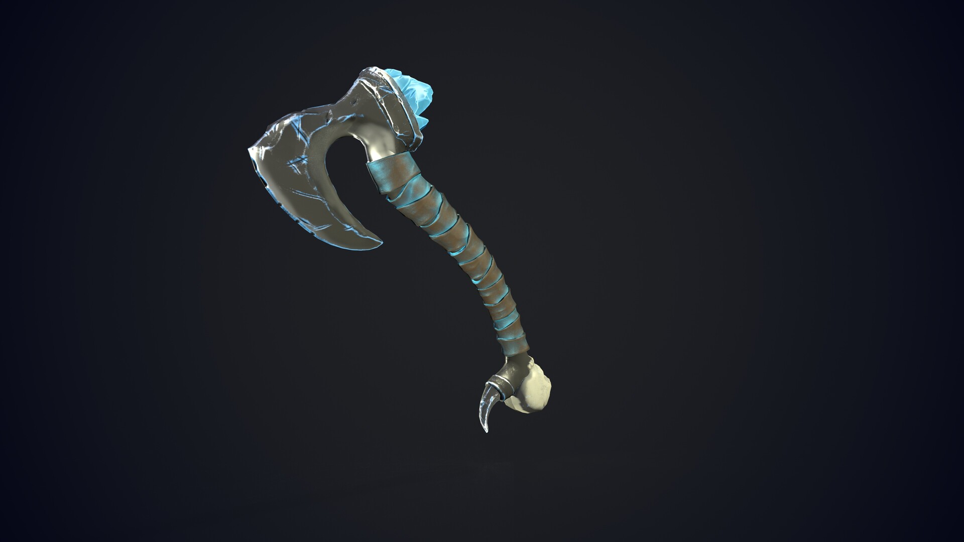 ArtStation - Ice Ogre Axe