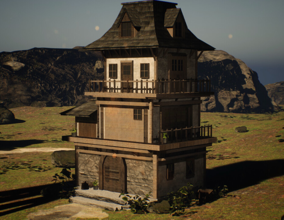 ArtStation - Medieval House Environment