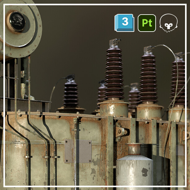 ArtStation - Prop_Power Transformer