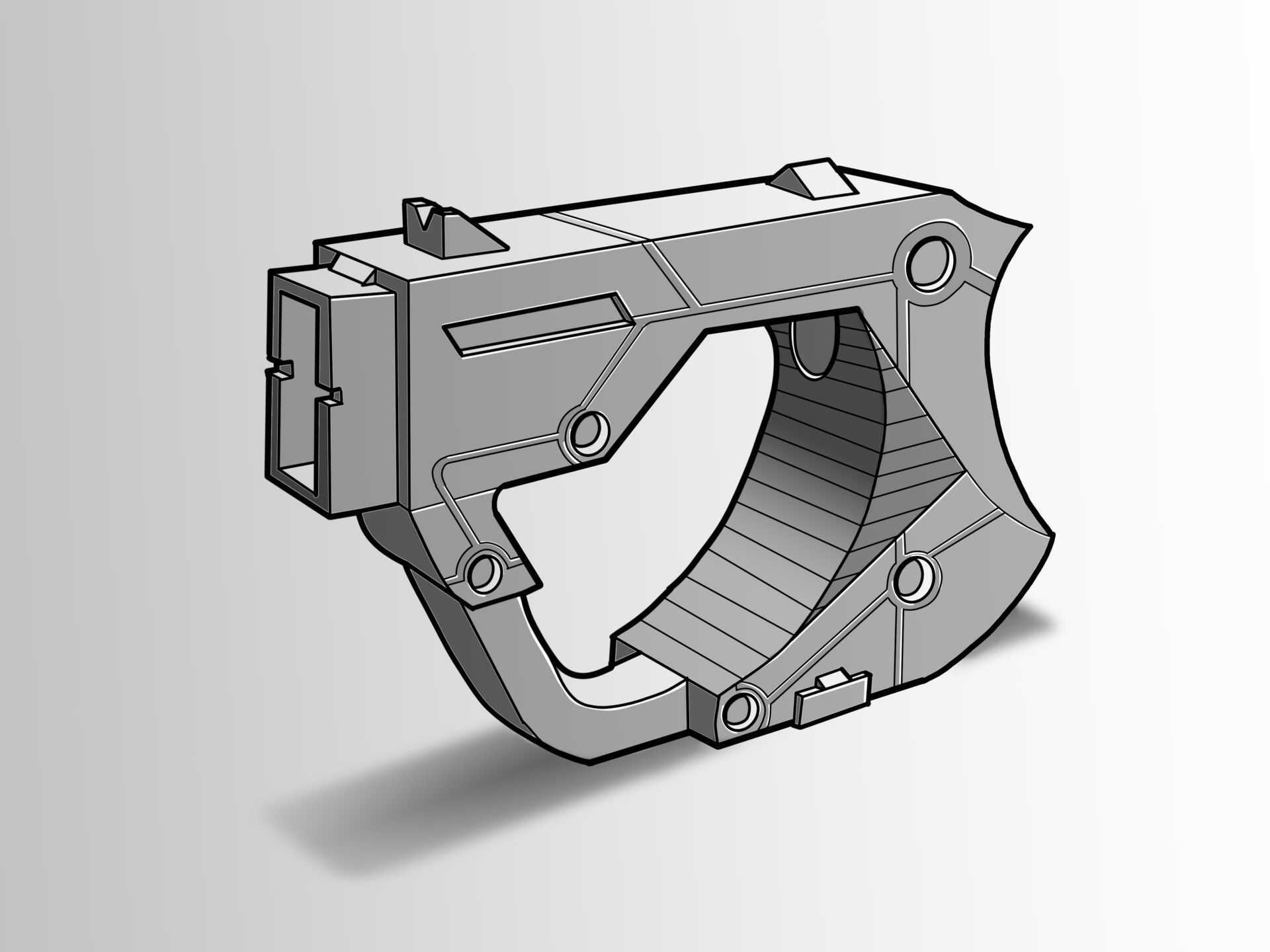 ArtStation - Gun Perspective