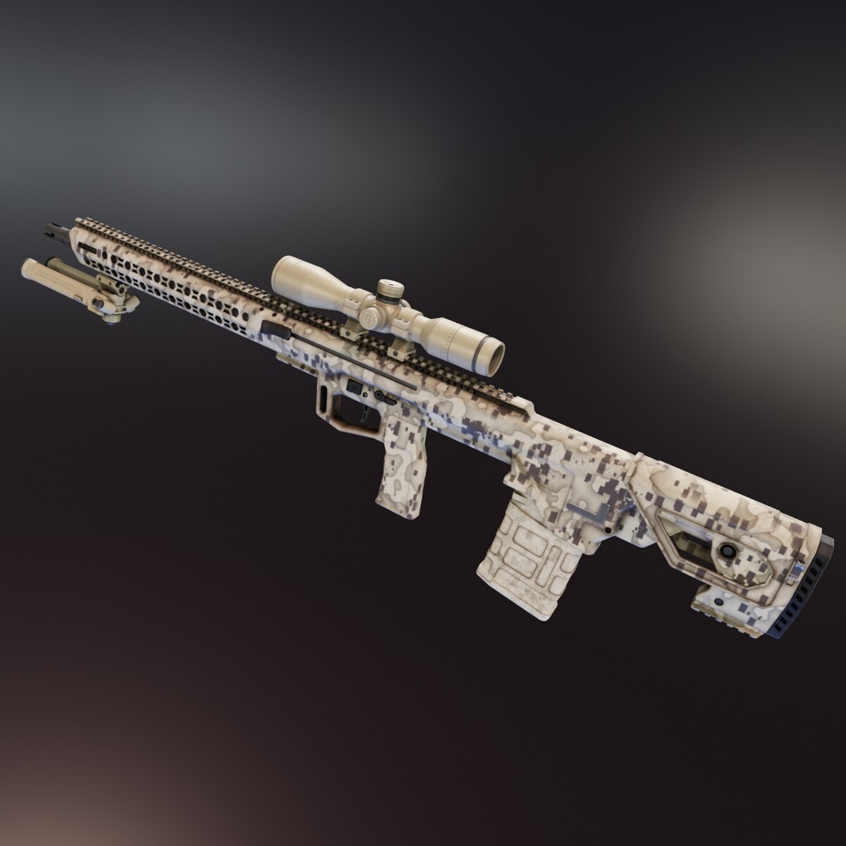 ArtStation - BRO Commando Rifle