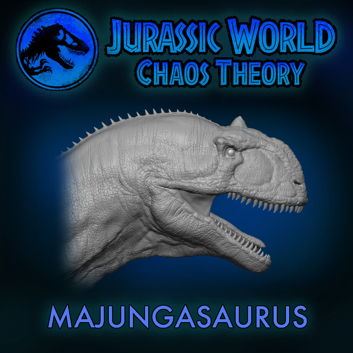 ArtStation - Jurassic World Chaos Theory -- Majungasaurus