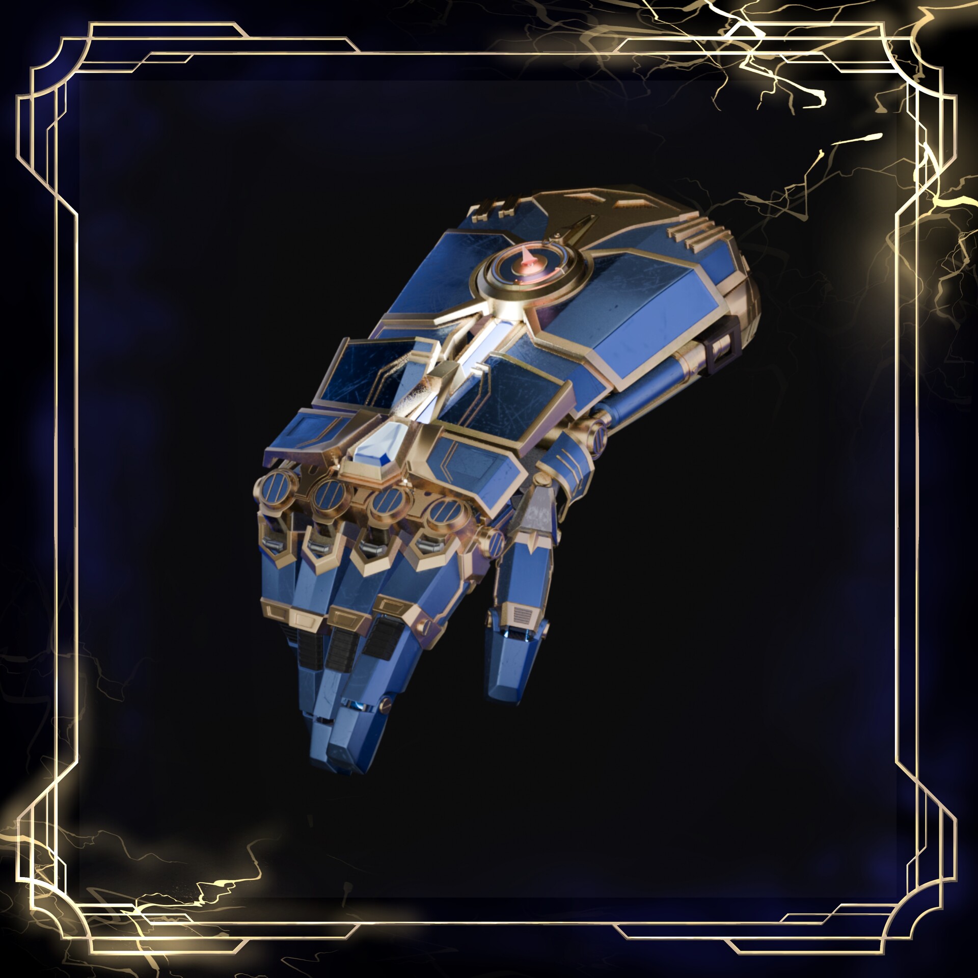 ArtStation - Vi Gauntlet 3D Poly Model