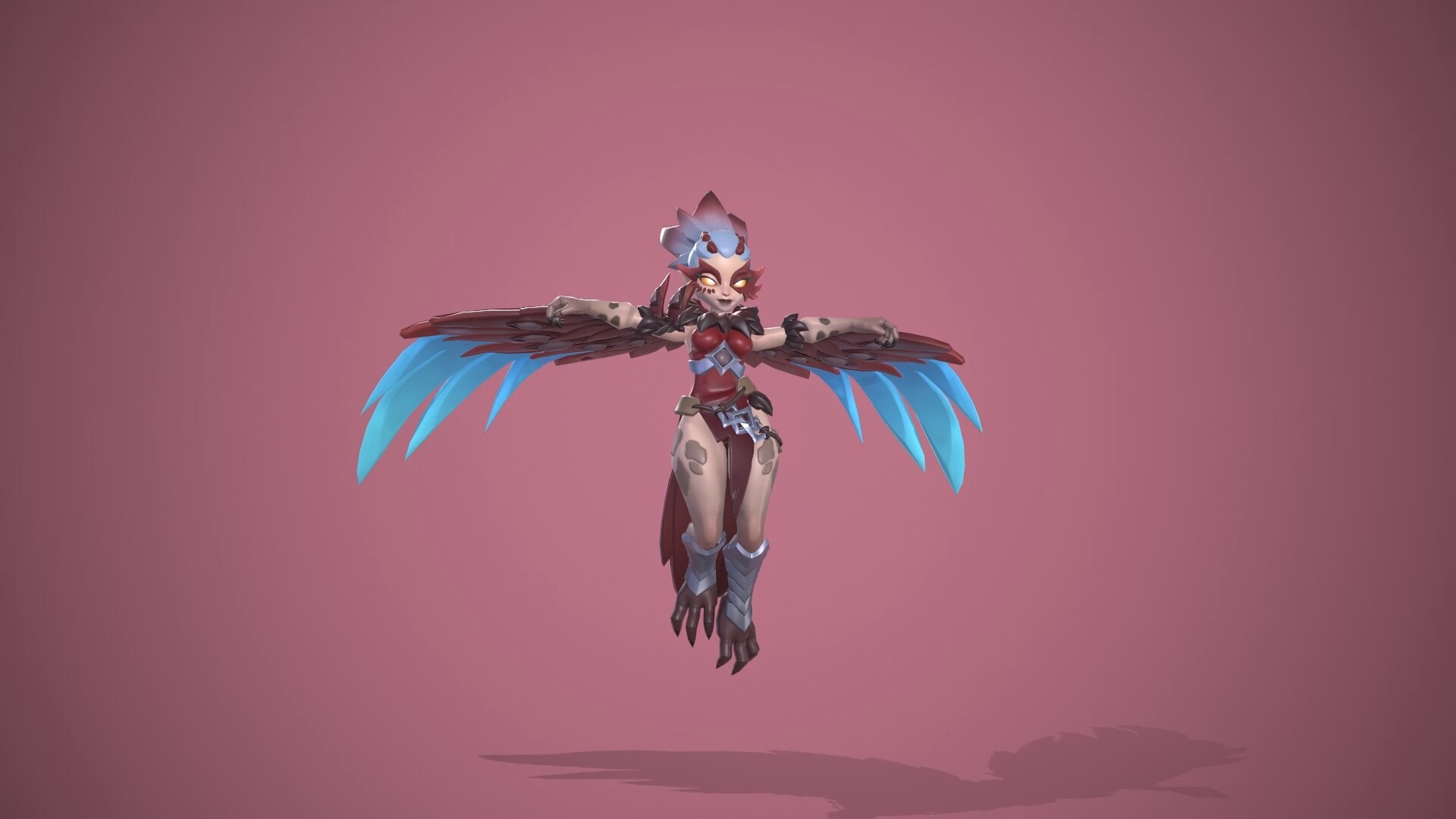 ArtStation - Harpy flying idle