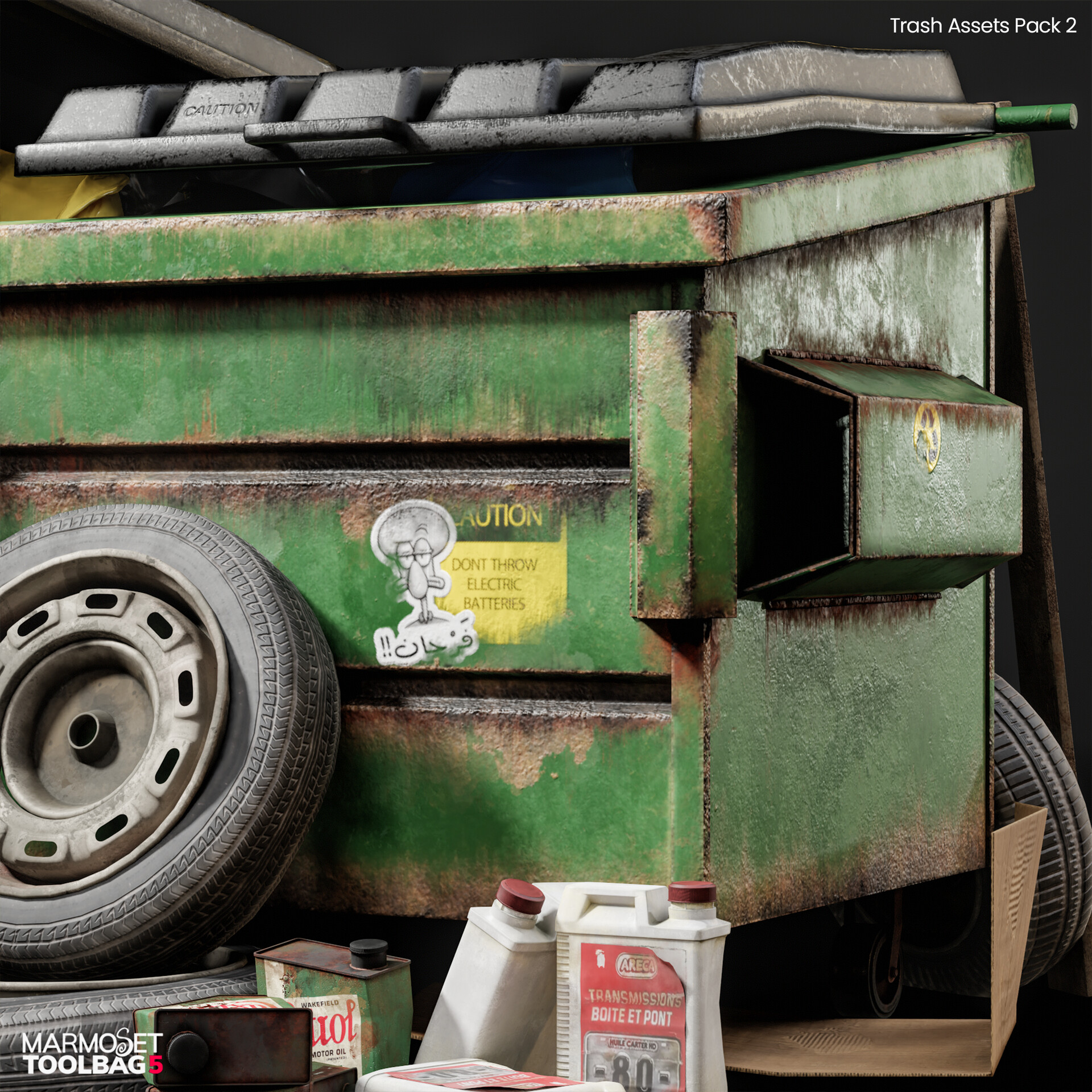 ArtStation - Trash Assets Pack 2