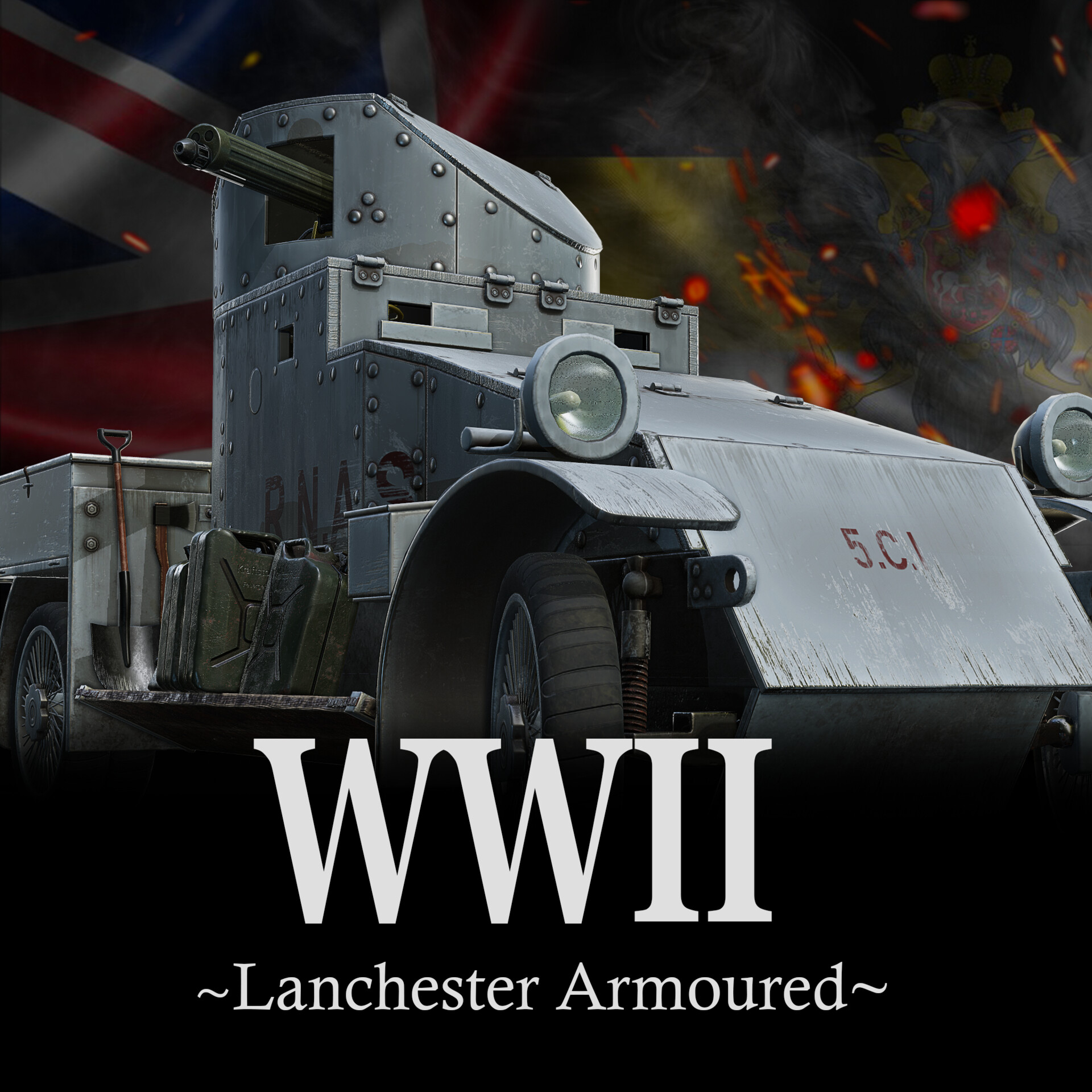 ArtStation - Lanchester Armoured Light Vehicle