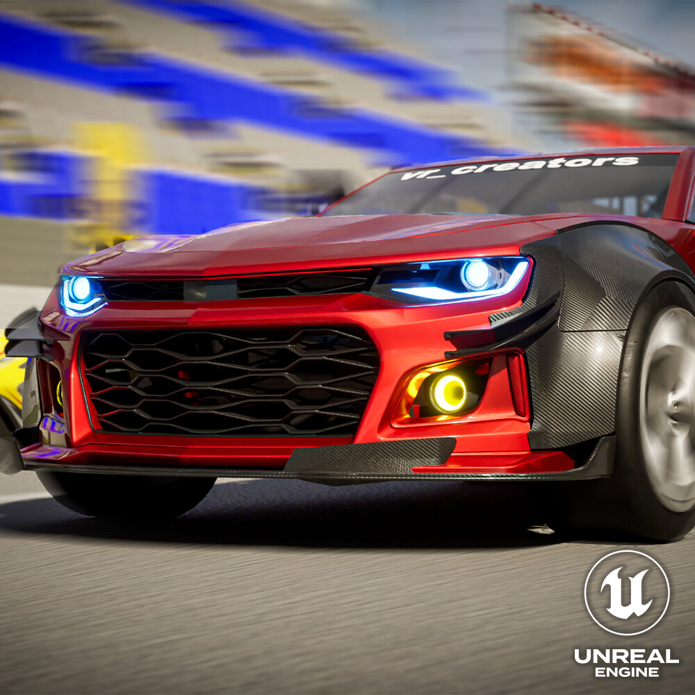 ArtStation - Racing Cars Render in Unreal Engine