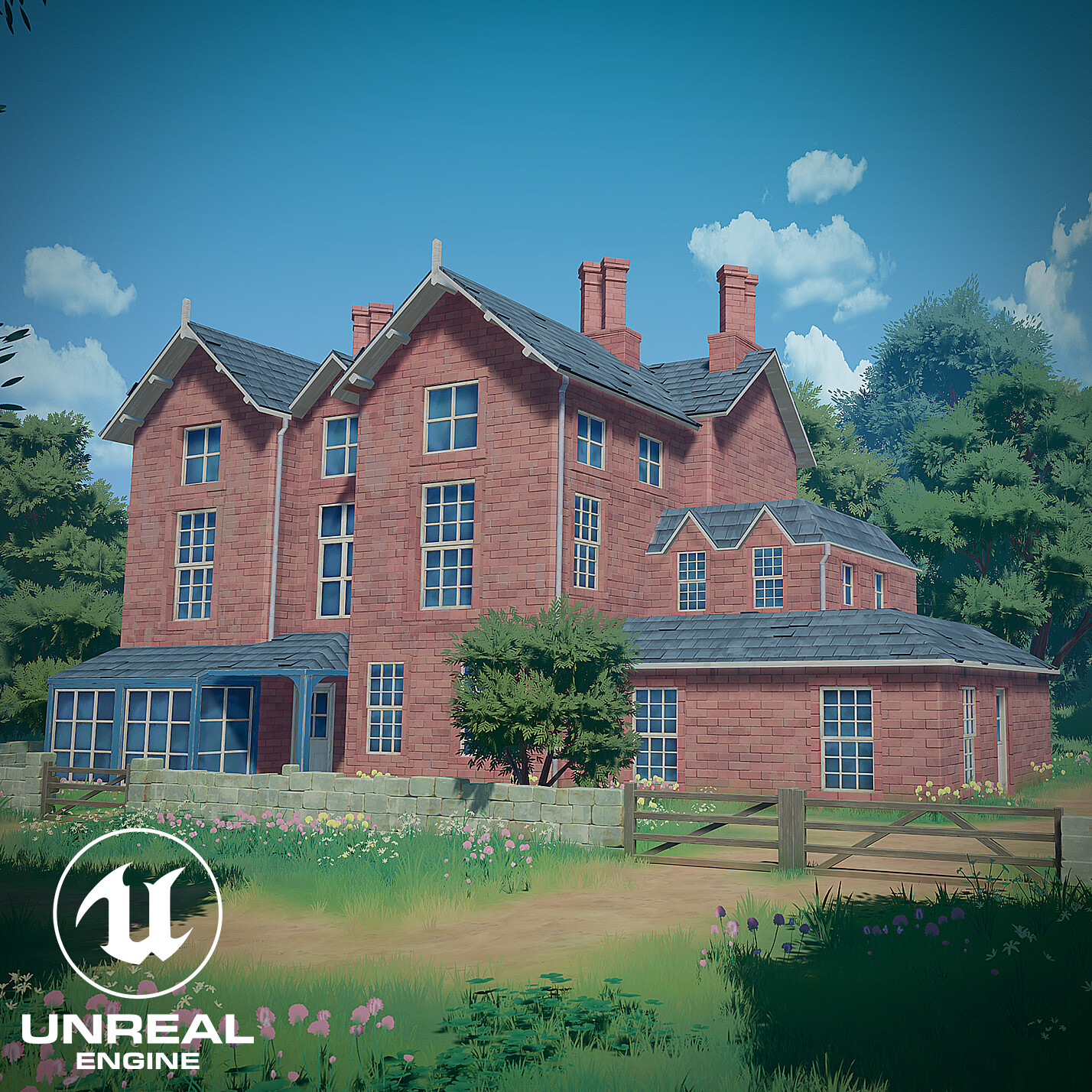 ArtStation - Stylized Ghibli Style Environment - Unreal Engine 4