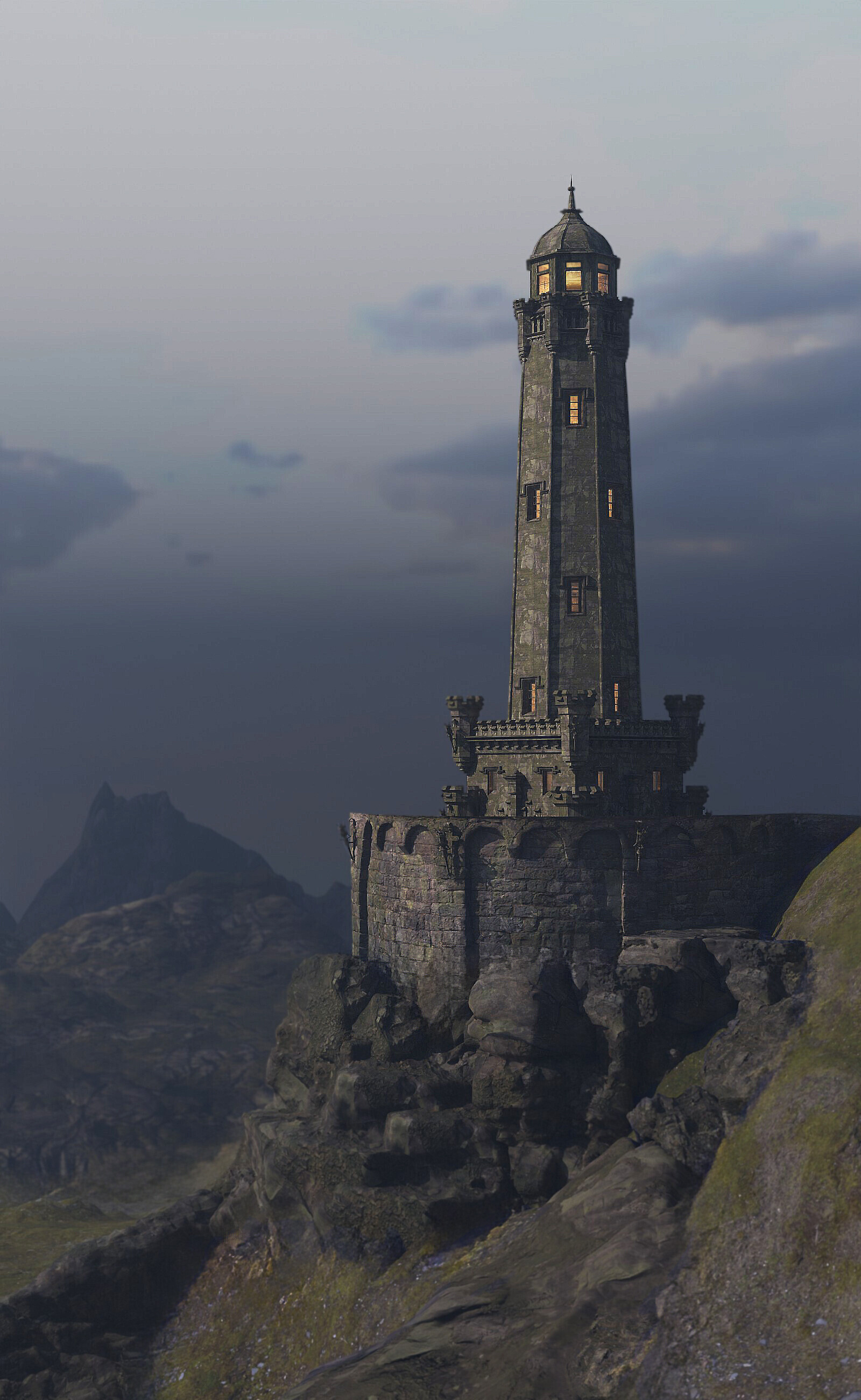 ArtStation - Fantasy tower render