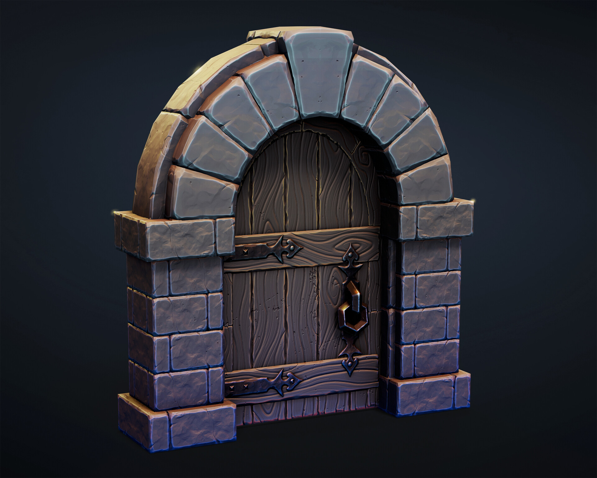ArtStation - Stylized Door