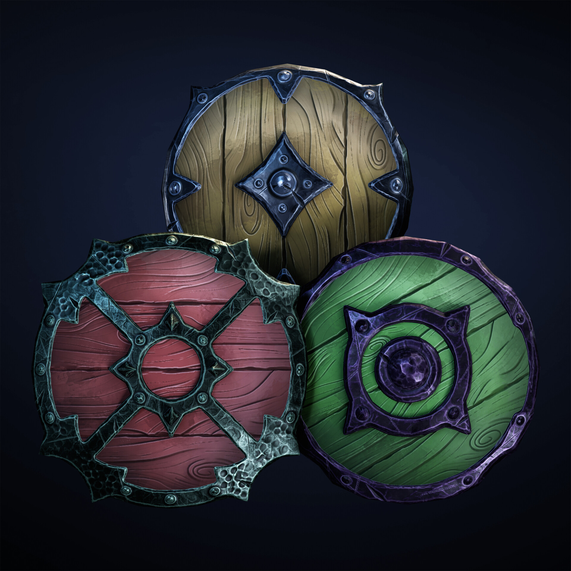 ArtStation - Stylized Shield