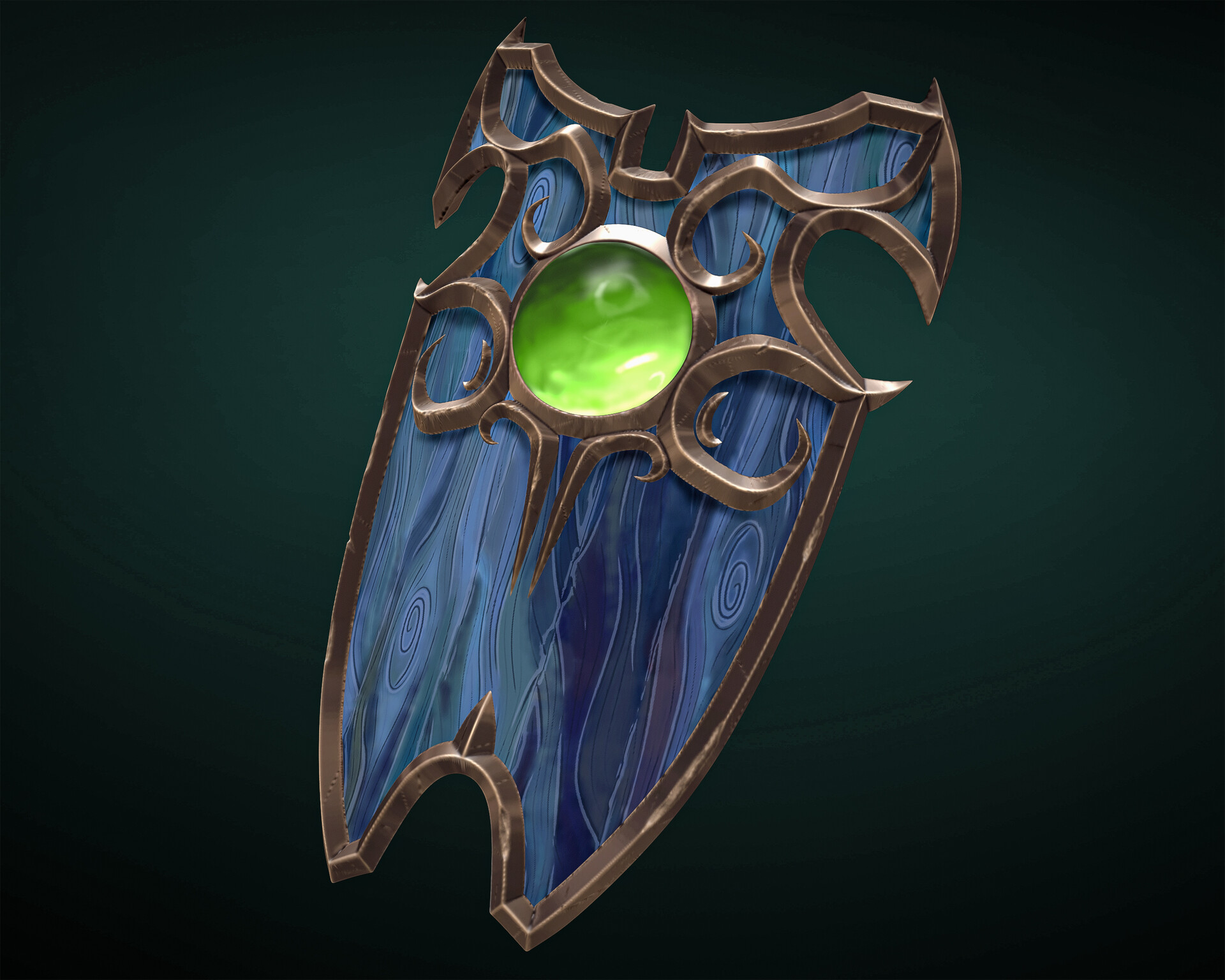 ArtStation - Hand-Painted stylized shield