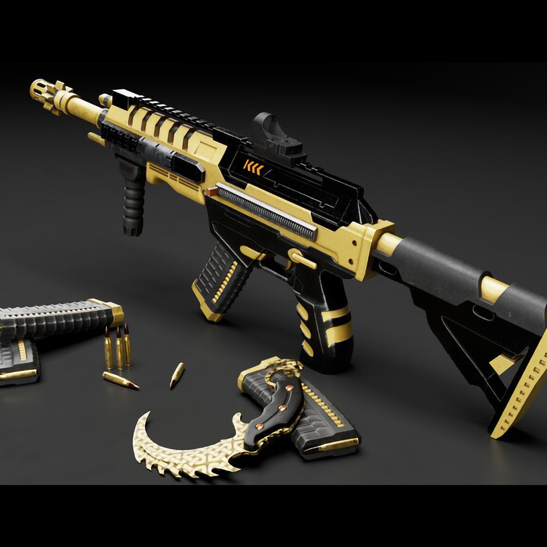 ArtStation - Assault Rifle