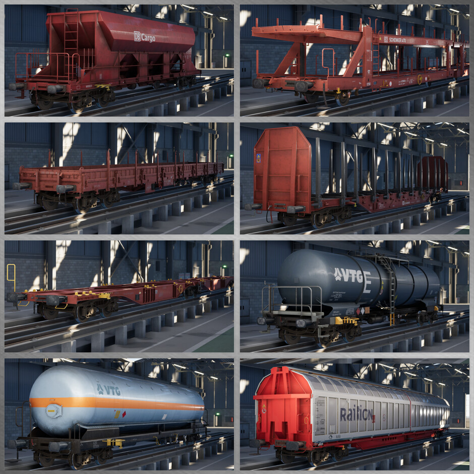 ArtStation - Cargo Wagons