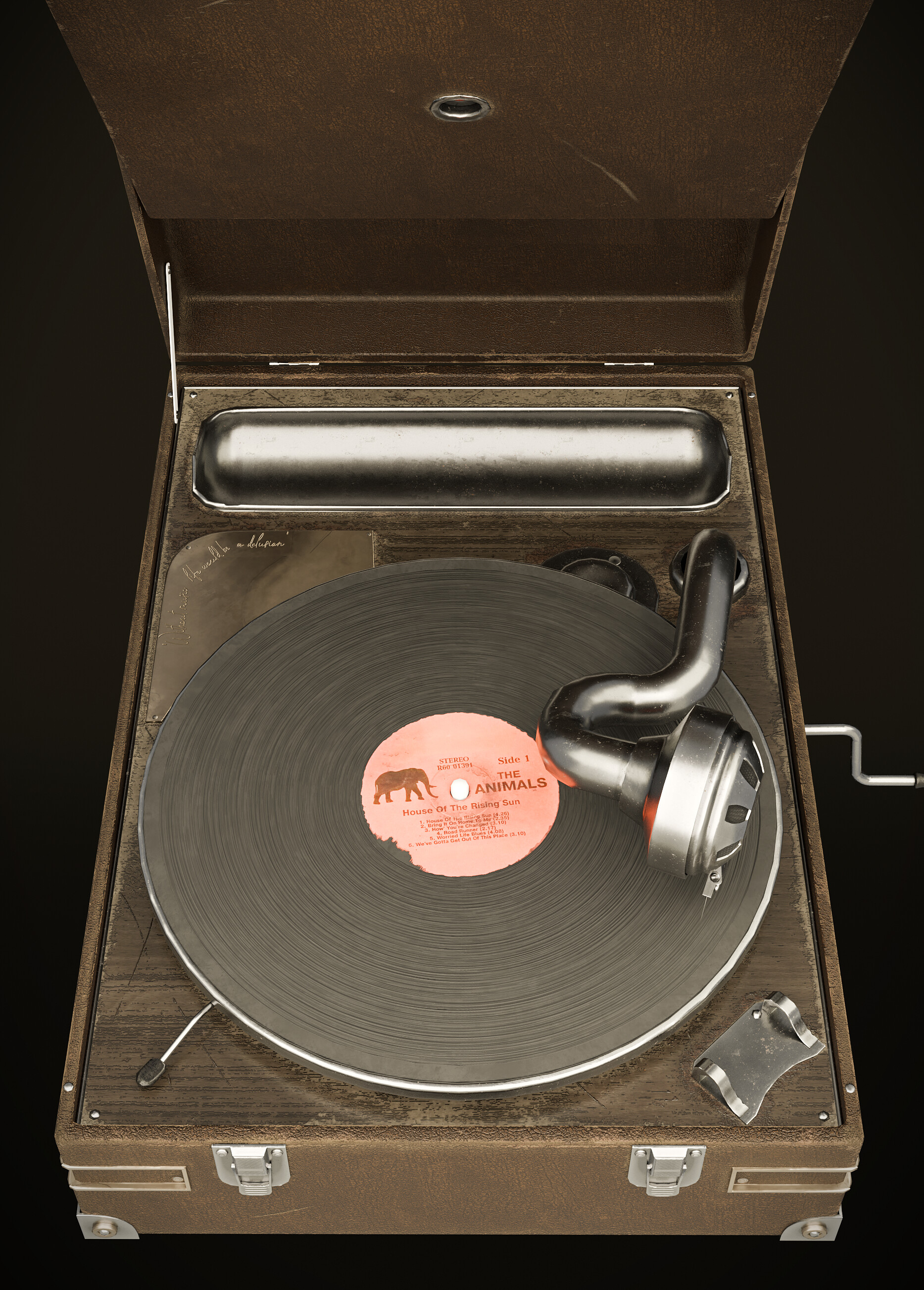 ArtStation - Retro Record Player