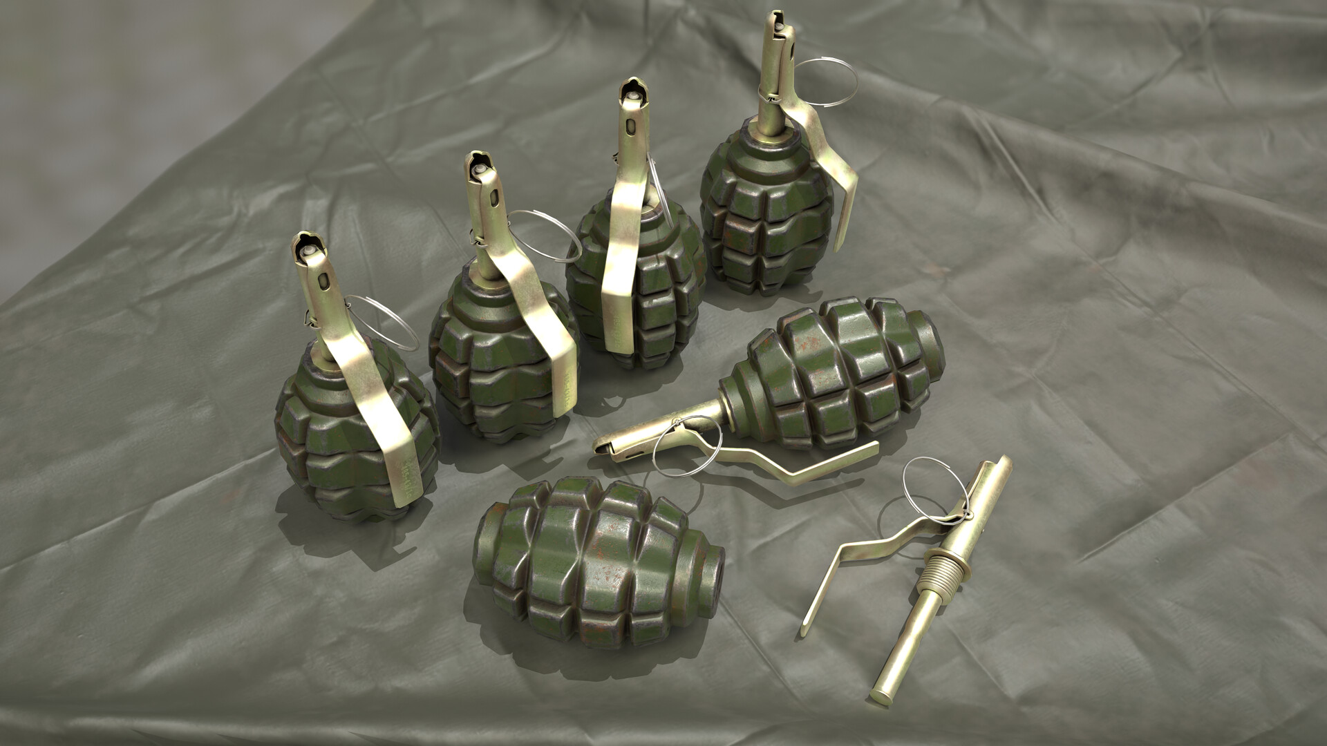 ArtStation - F1 Hand Grenade | Ф1 Граната