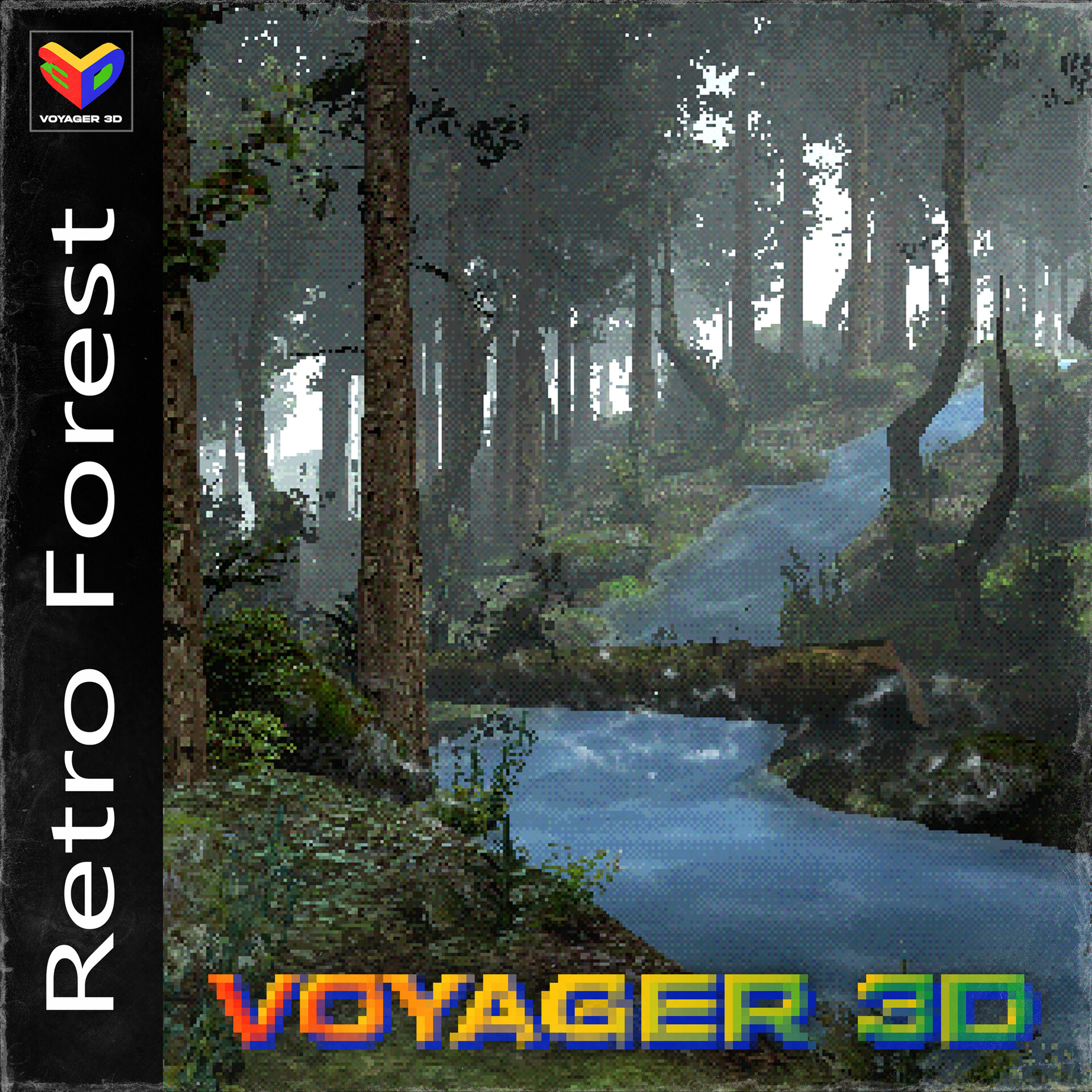 ArtStation - Retro Forest Pack for Voyager 3D