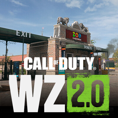 ArtStation - WARZONE II - VONDEL ZOO BUILDINGS