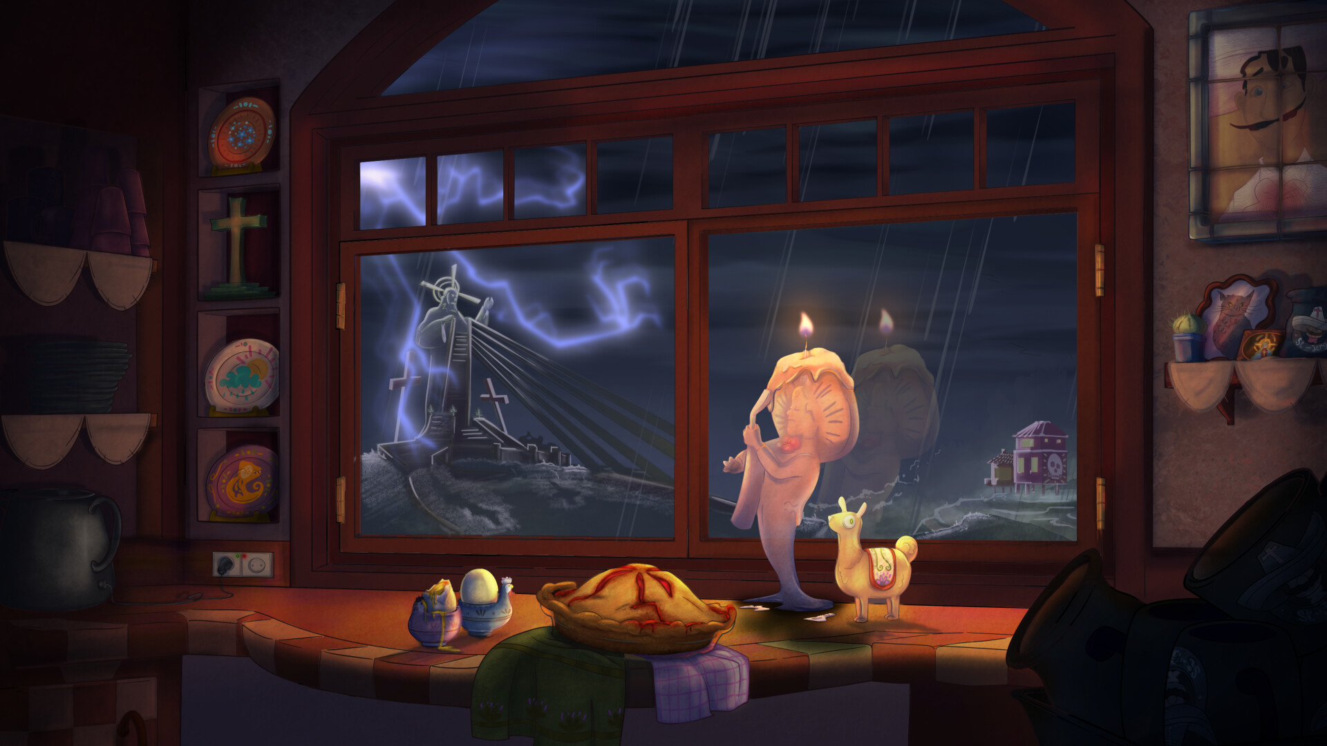 ArtStation - Un éclair inonde l’empyrée