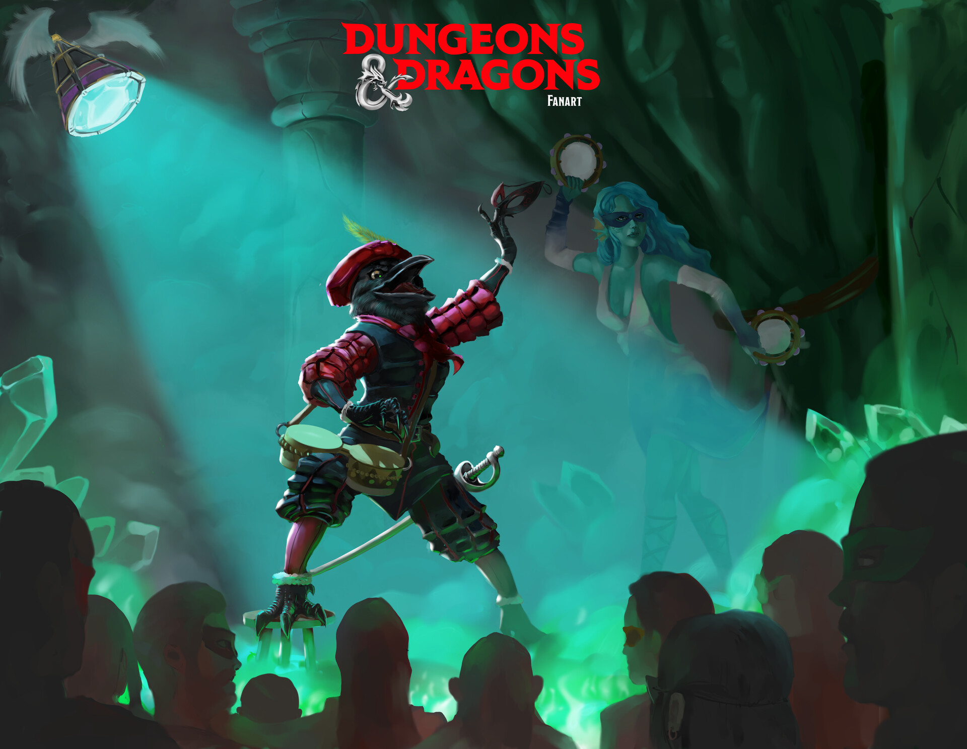 ArtStation - Birds Word - Kenku Bard - Commission Dnd Style