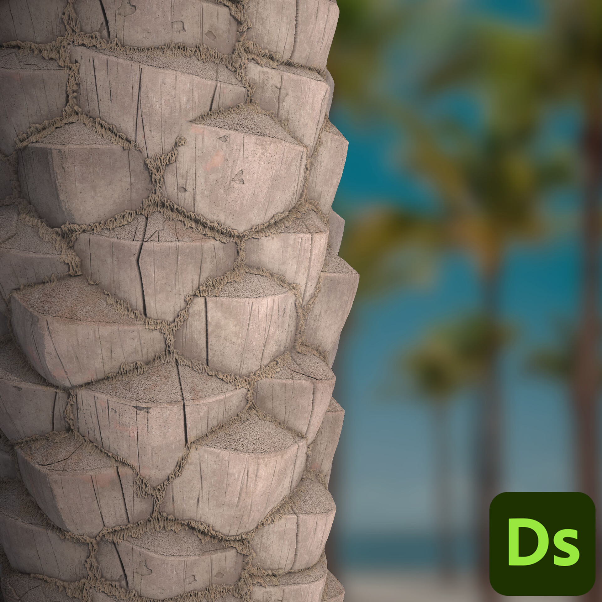 ArtStation - Palm tree material