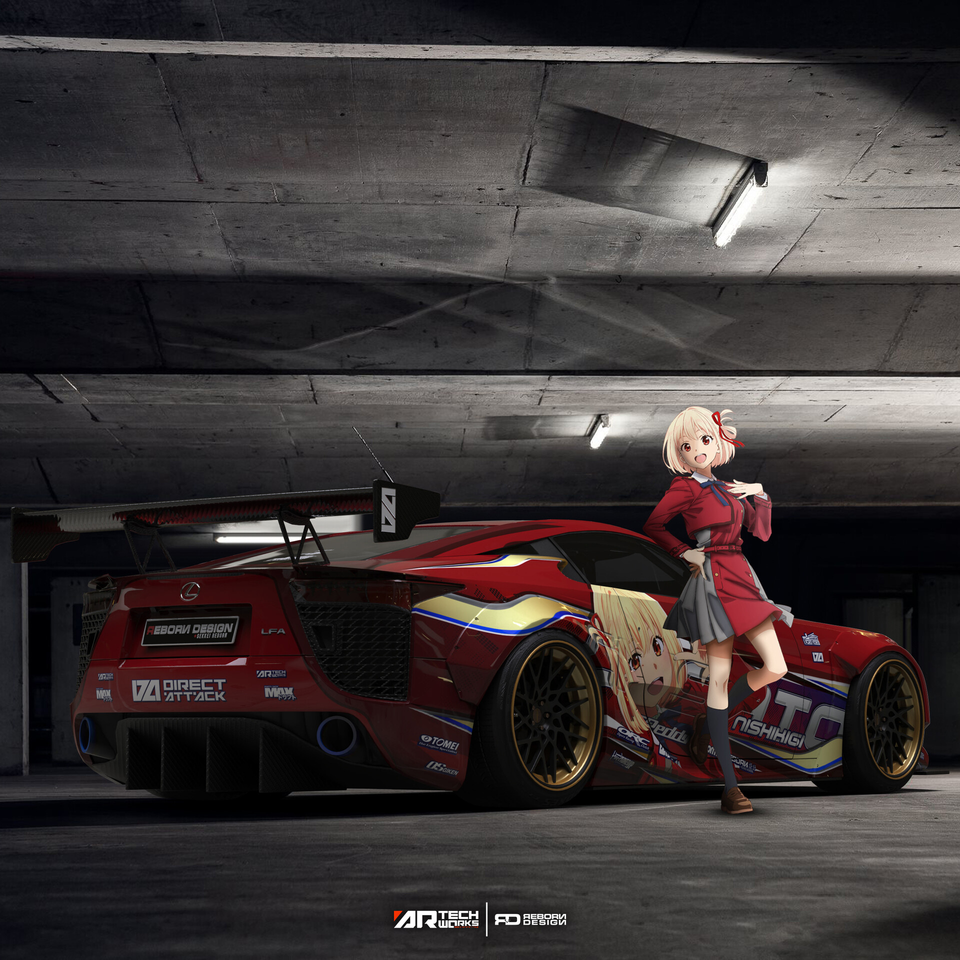 ArtStation - CHISATO NISHIKIGI // RD LEXUS LFA