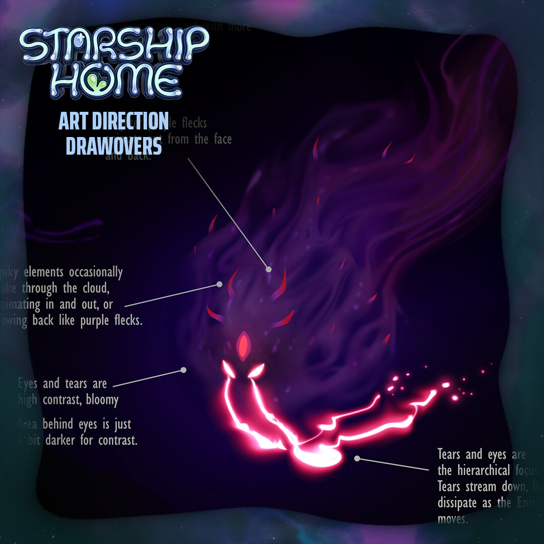 ArtStation - Starship Home | Art Direction Drawovers