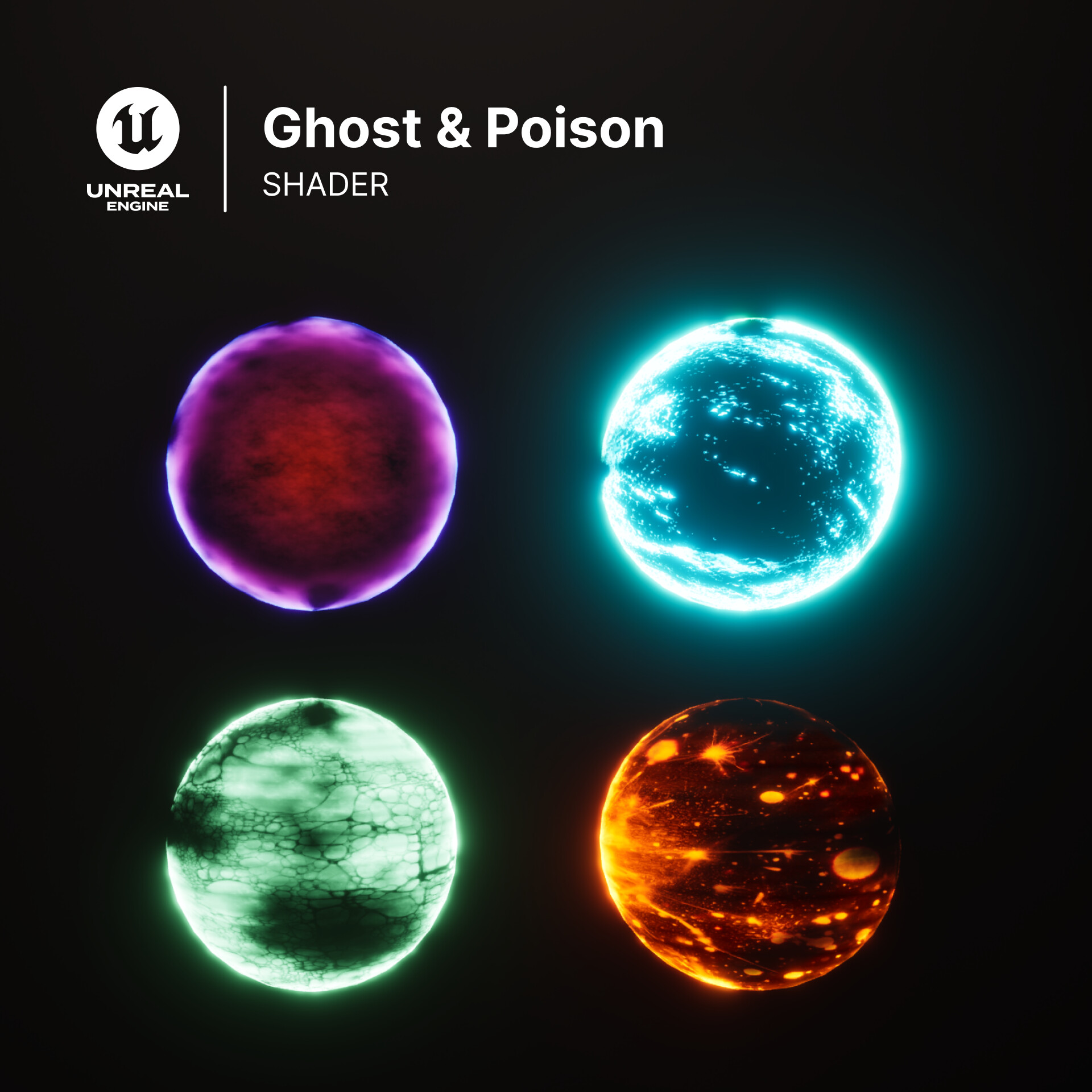 ArtStation - Ghost & Poison Shader for UE5