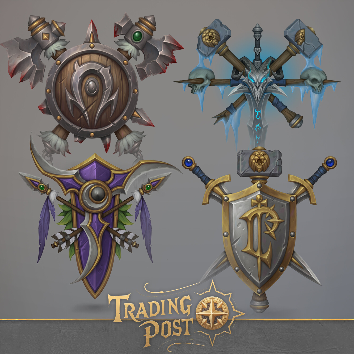 ArtStation - Warcraft 30th Anniversary Faction Crests