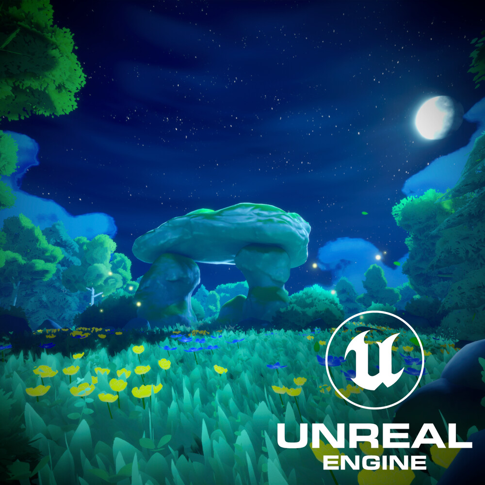 ArtStation - Dolmen - Stylized UE5 Environment
