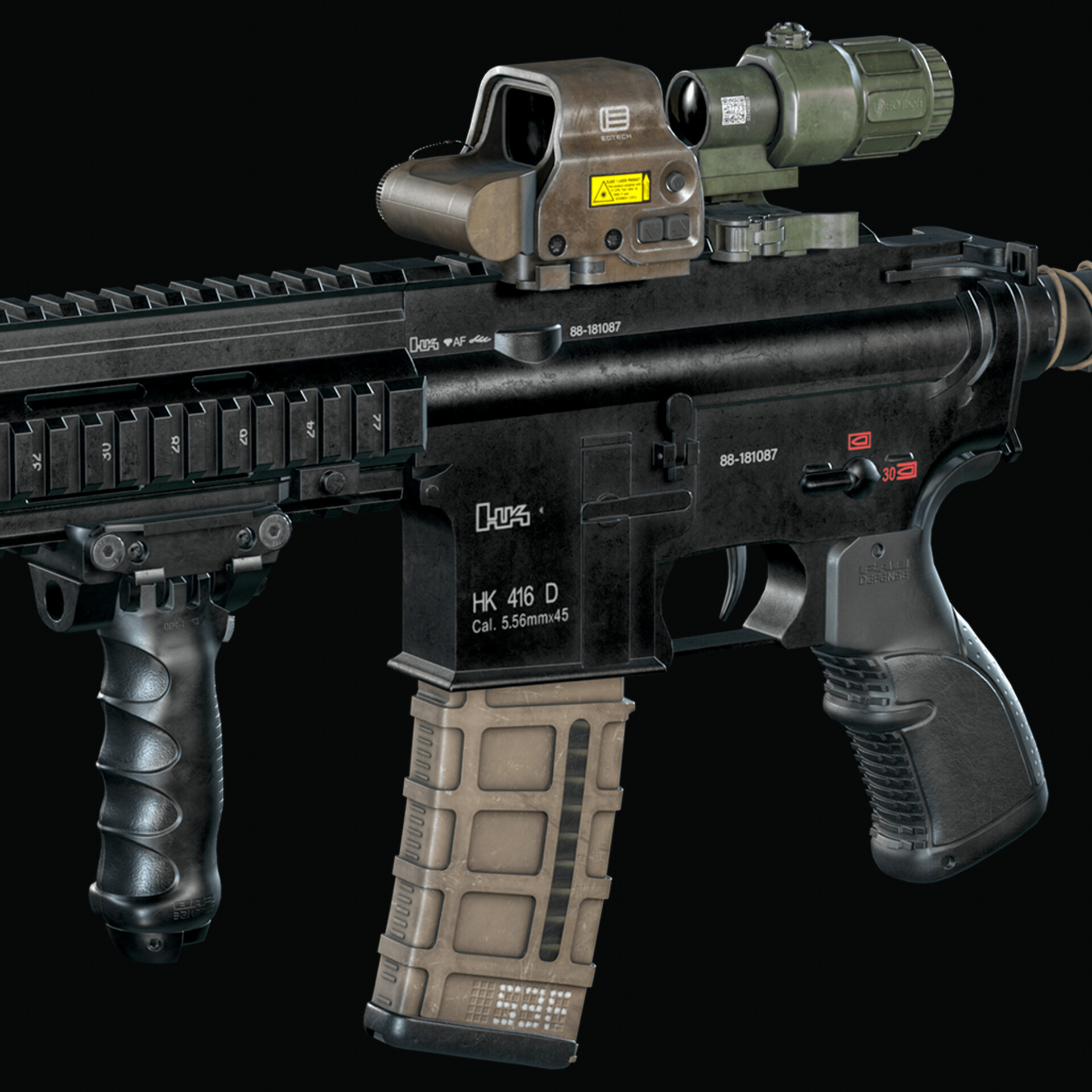 ArtStation - Custom Heckler & Koch HK416