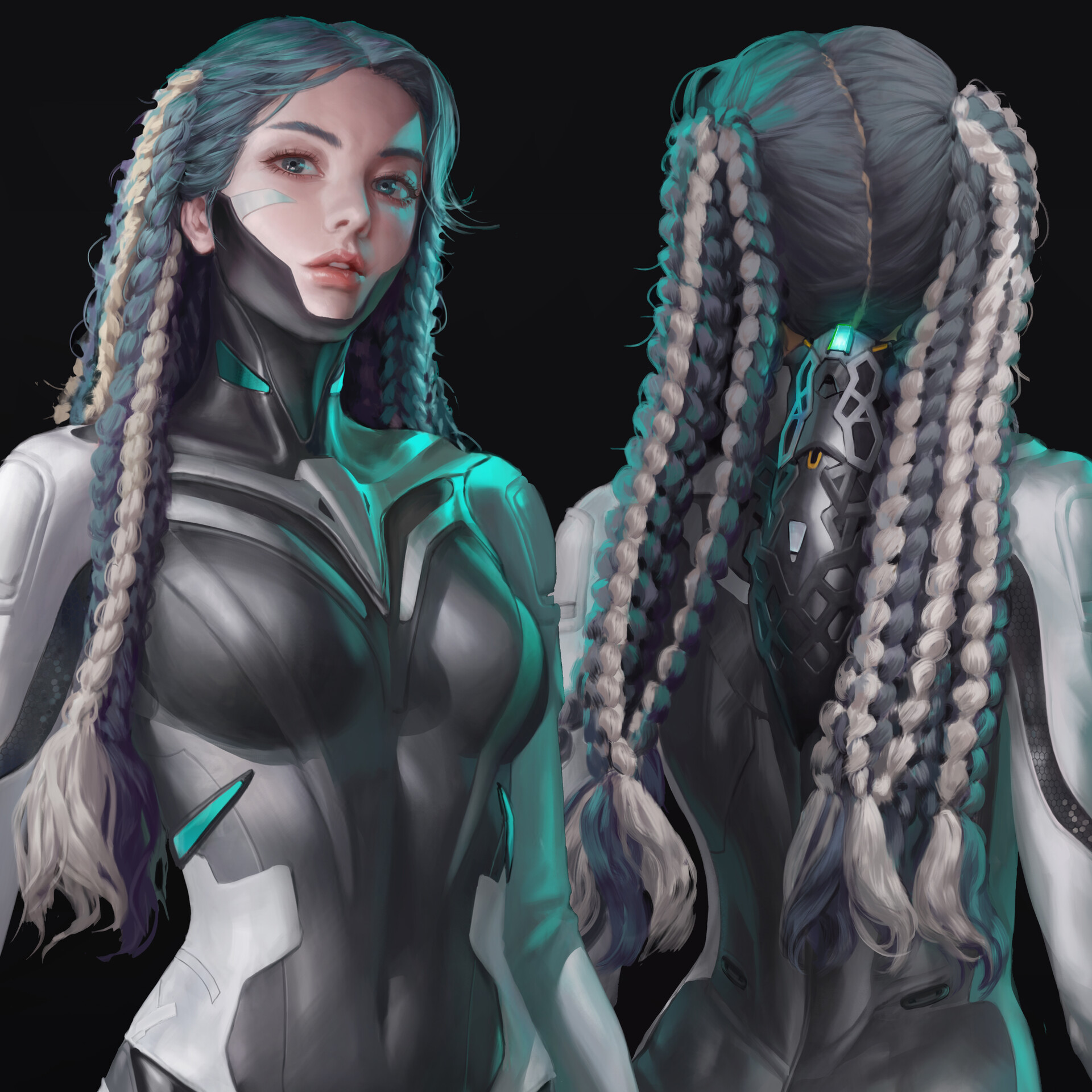 ArtStation - Ivy knox, Sci-Fi girl