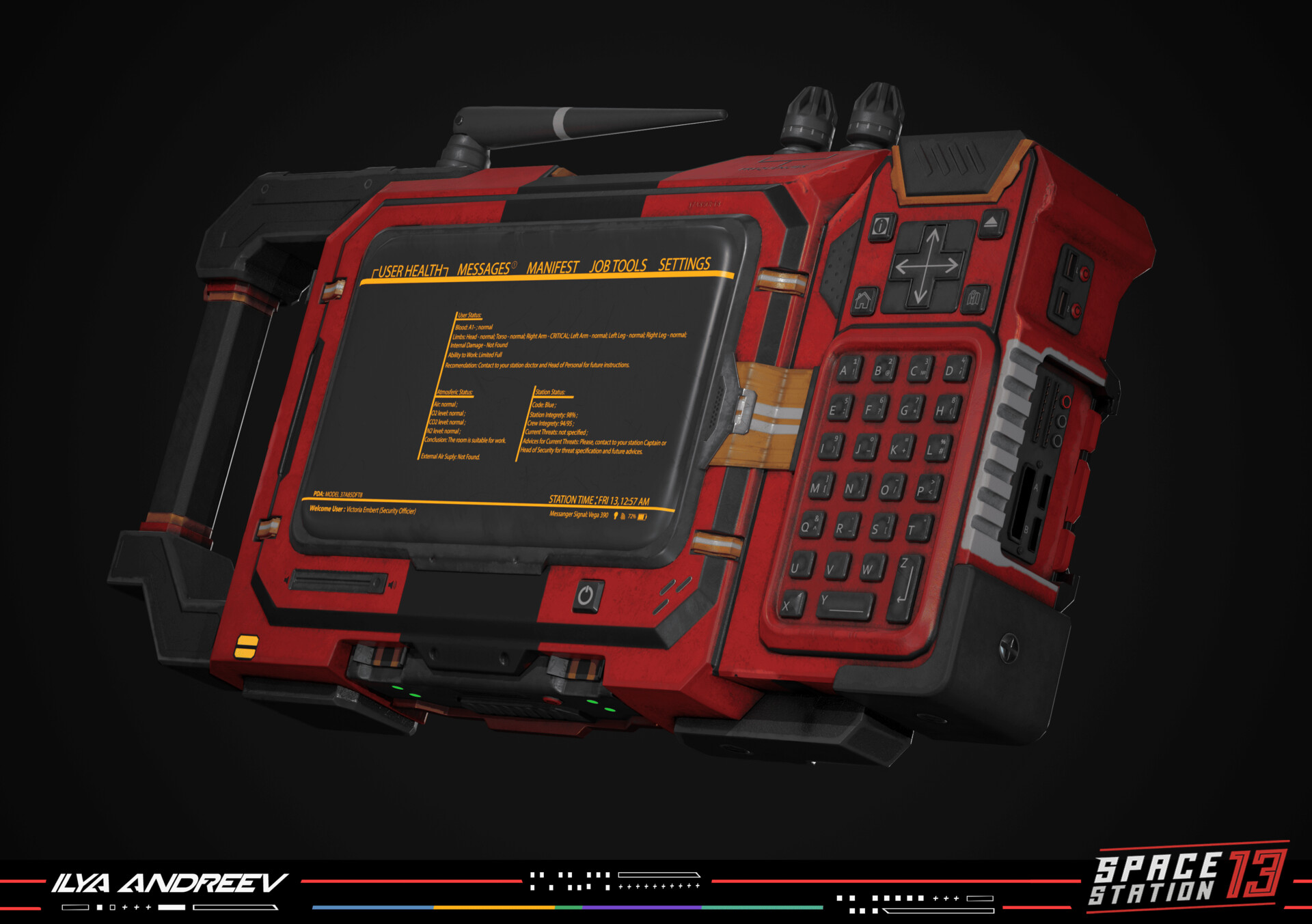 ArtStation - Space Station 13 - PDA