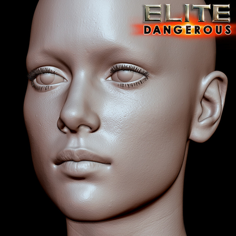 ArtStation - Elite Dangerous Character Creator: ZBrush Head Sculpts