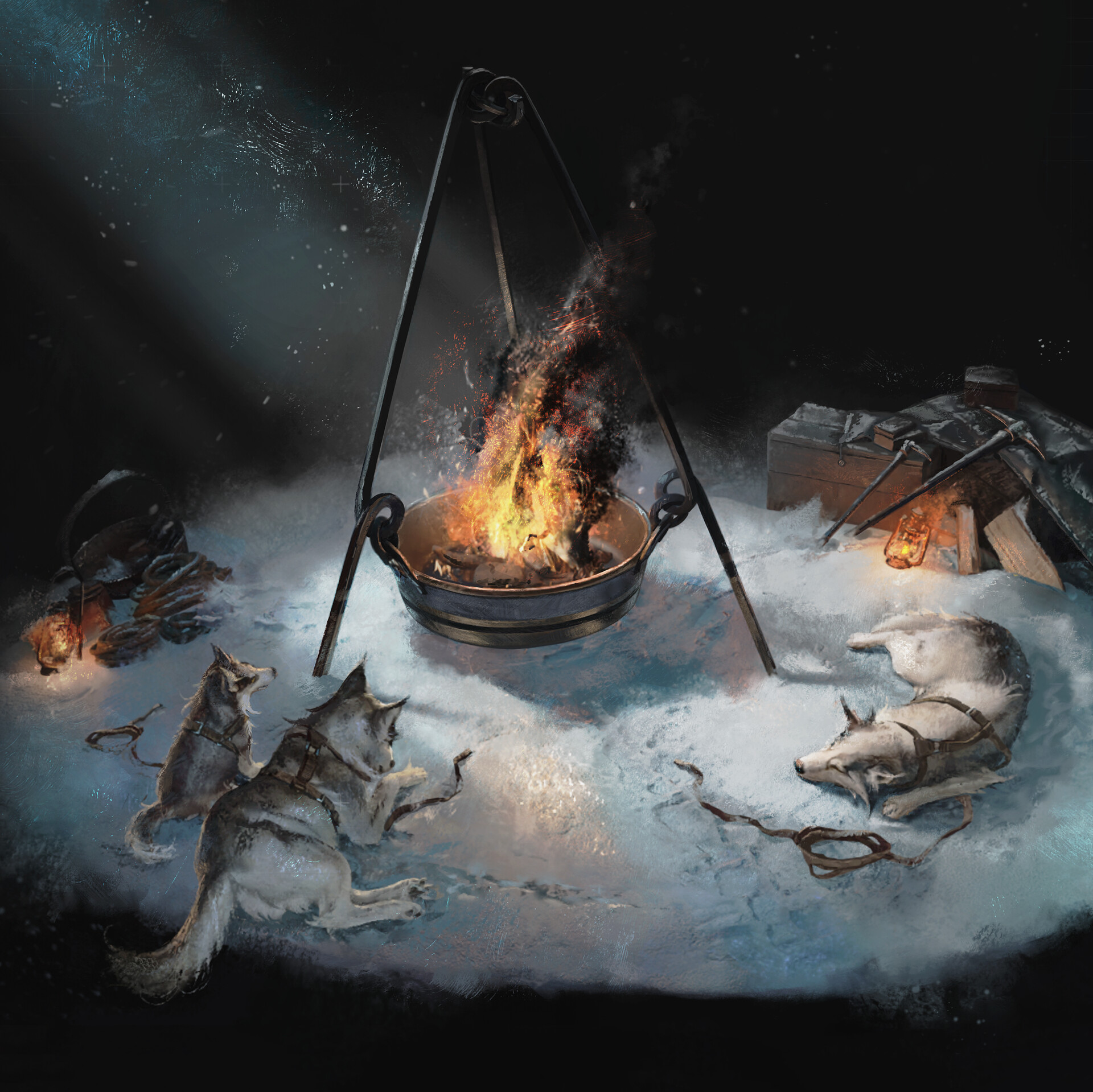 ArtStation - Concepts for Icebound(props)