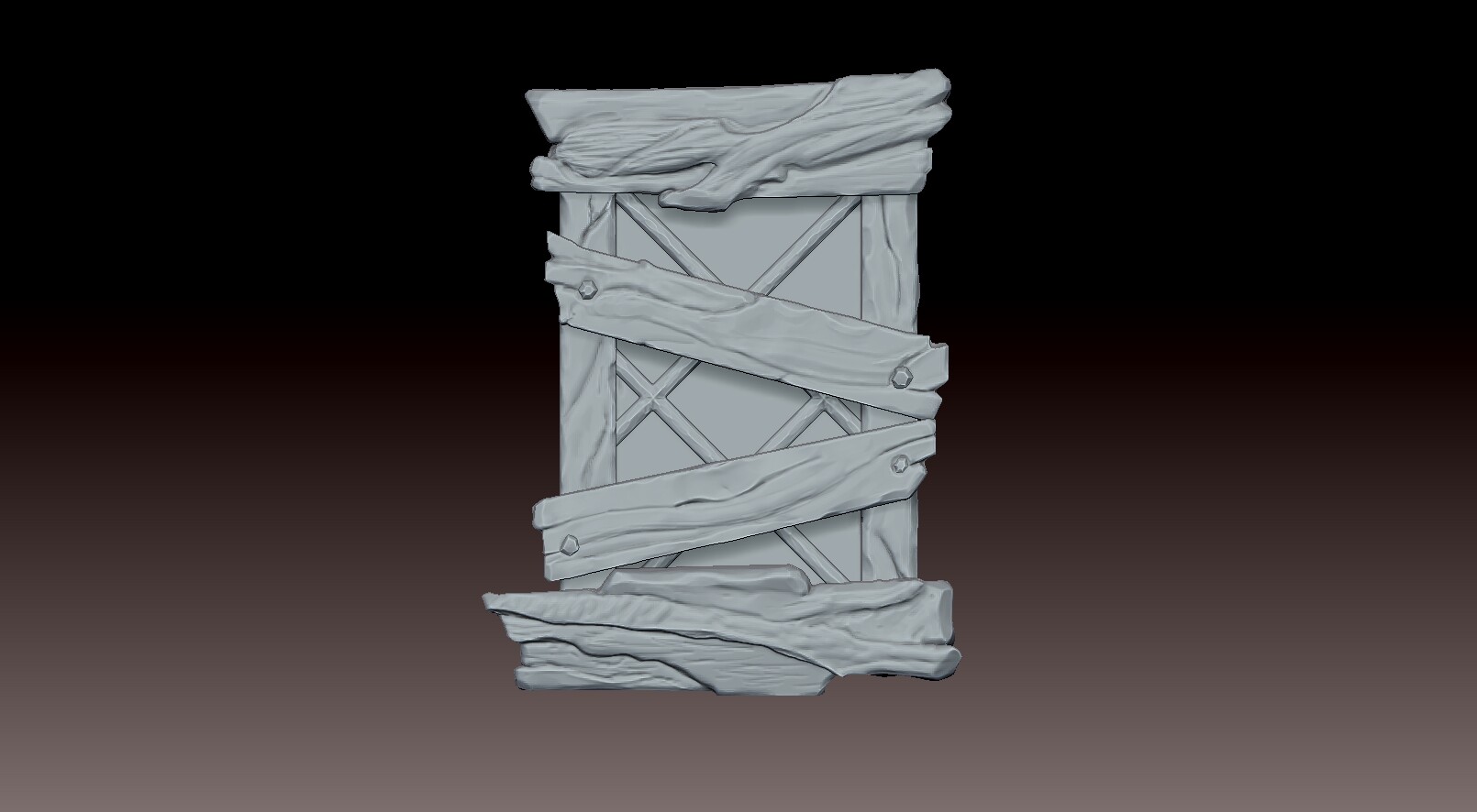 ArtStation - Stylized Window sculpt study