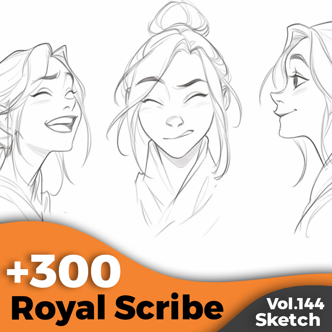 ArtStation - +300 Royal Scribe Sketch Reference(4k)