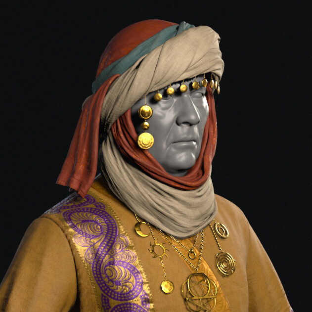 ArtStation - Robes Clothing Set