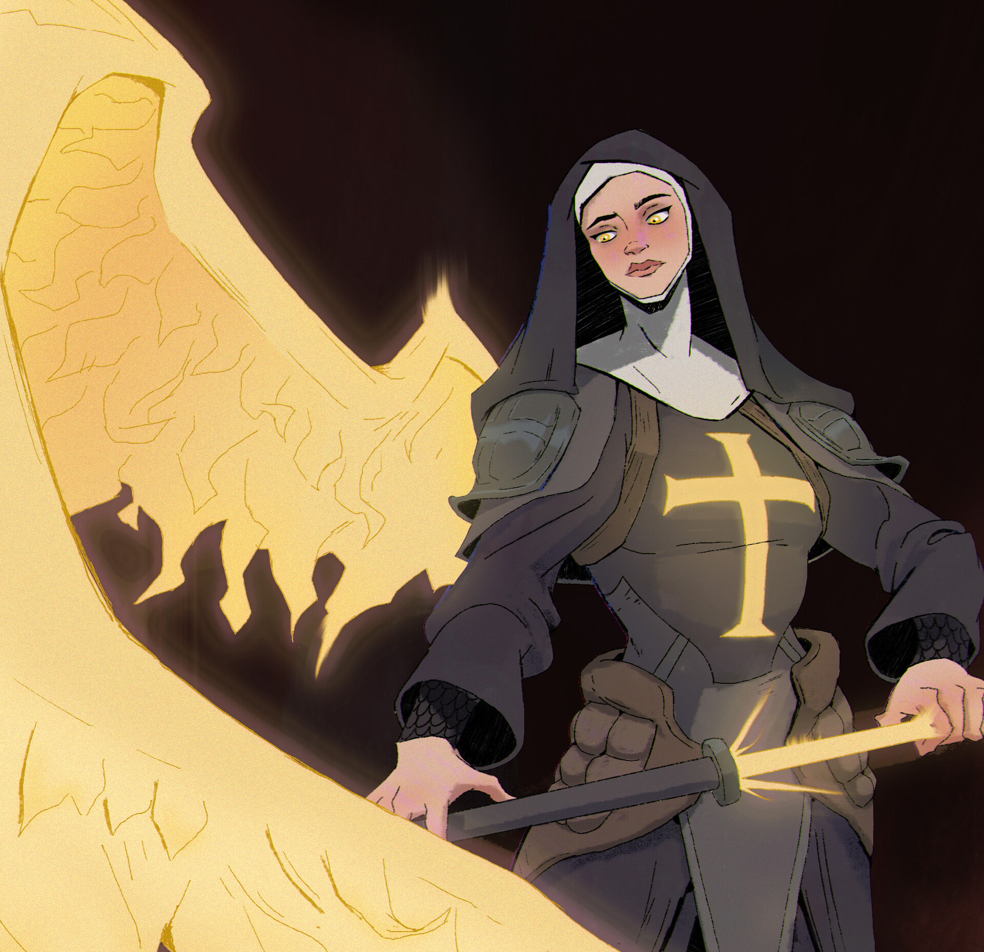 ArtStation - Warrior Nun