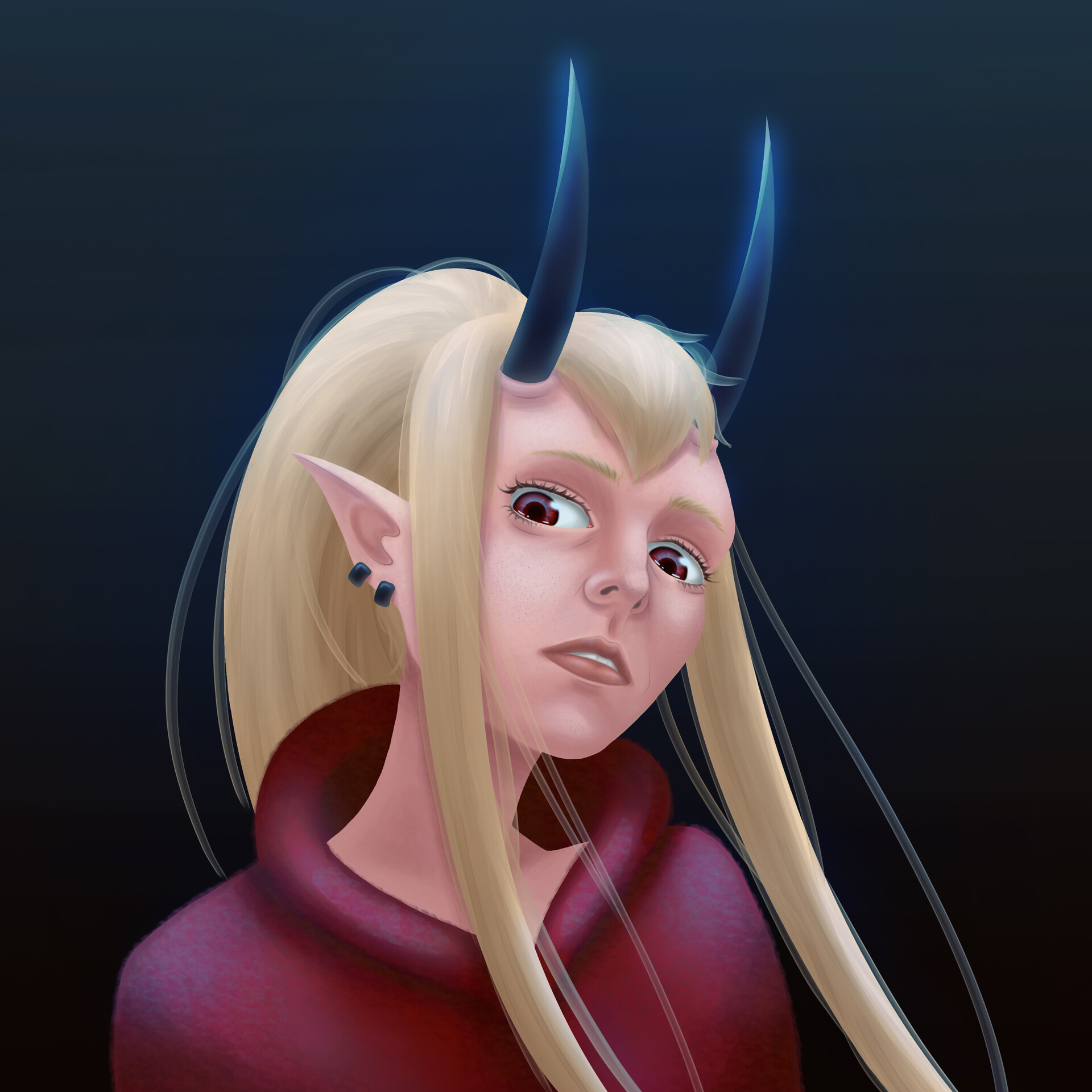 ArtStation - Demoness portrait
